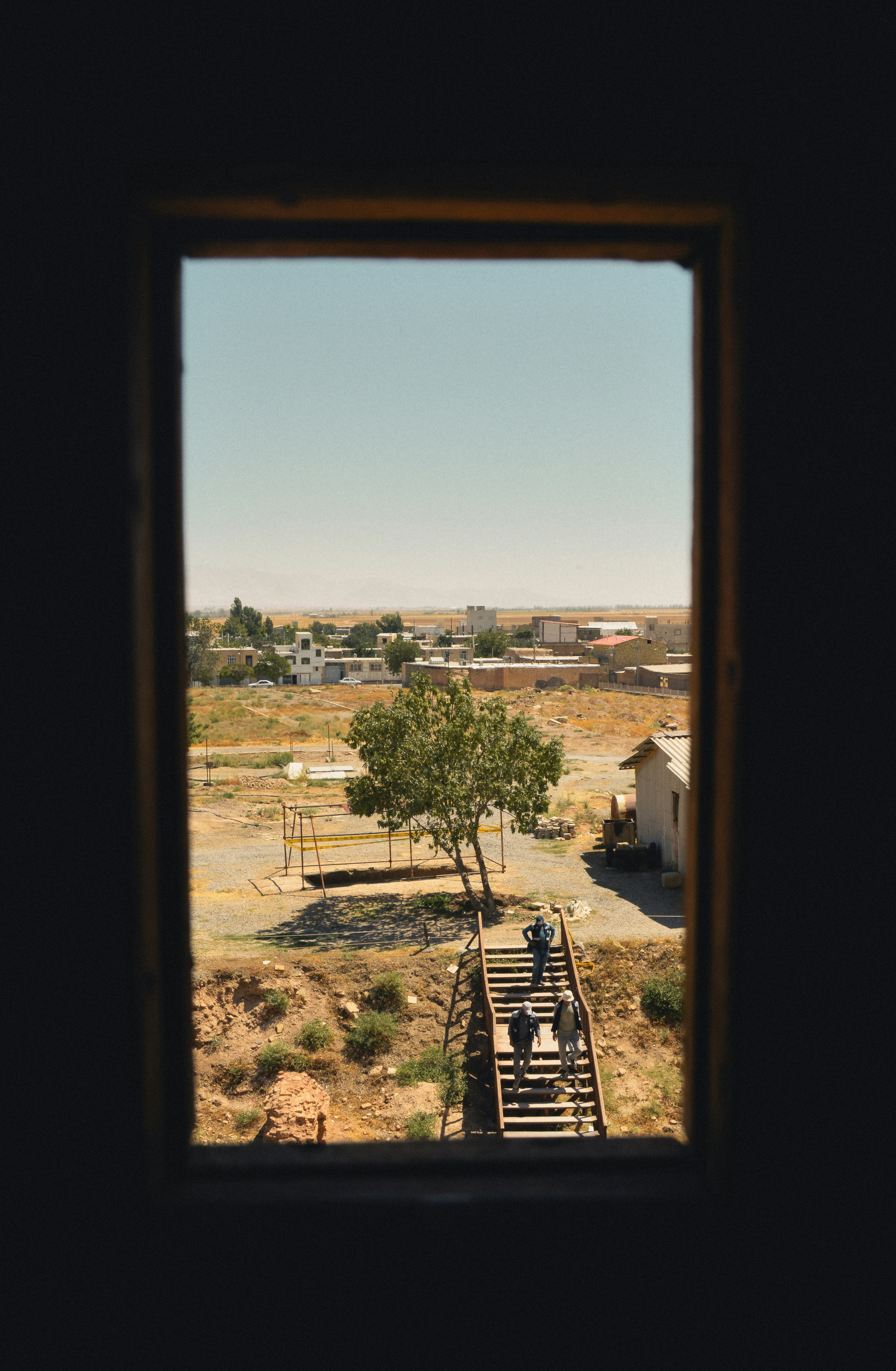 Framed Serenity: A Glimpse Beyond