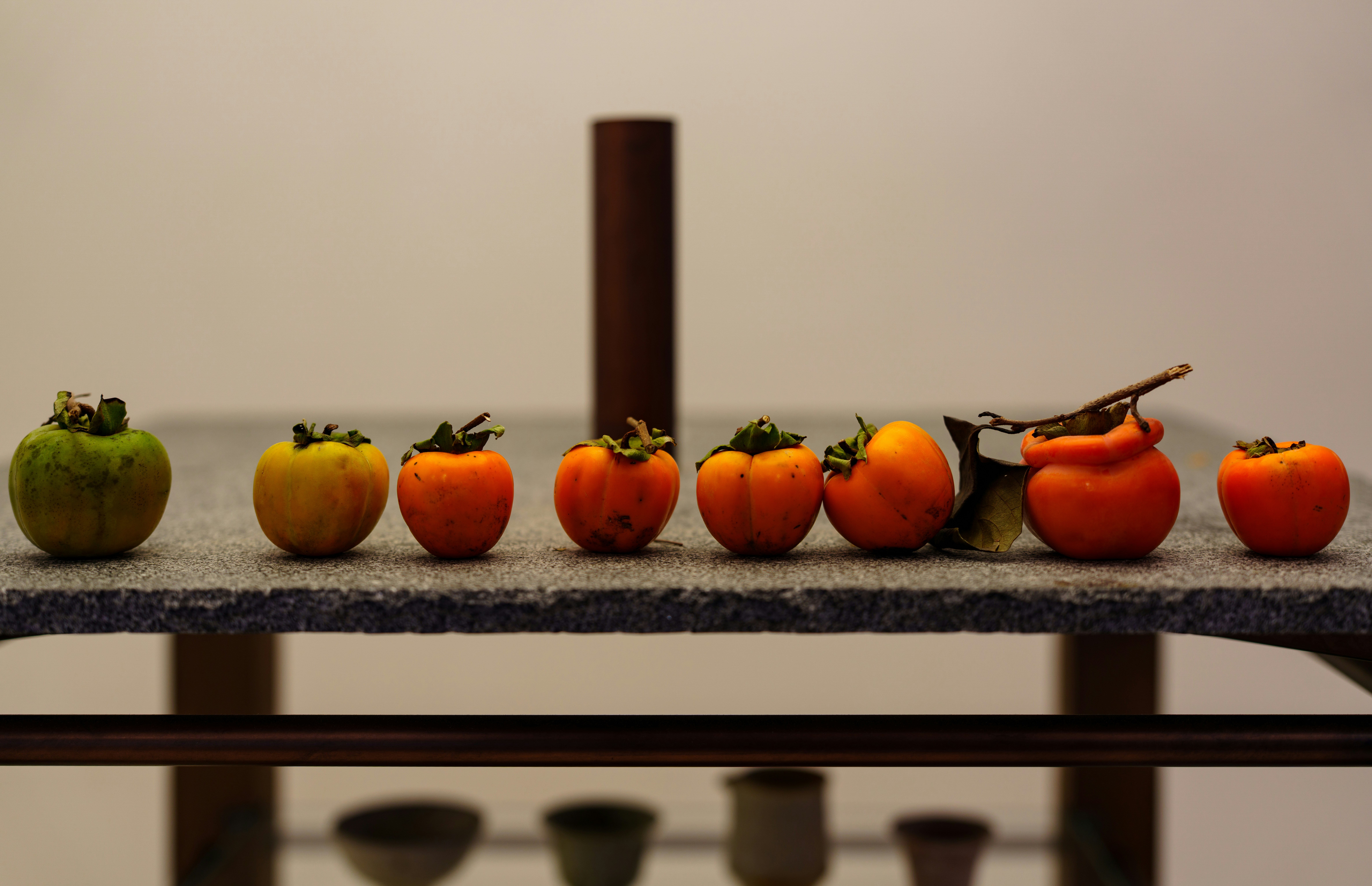 Harmony of Persimmons: A Colorful Arrangement