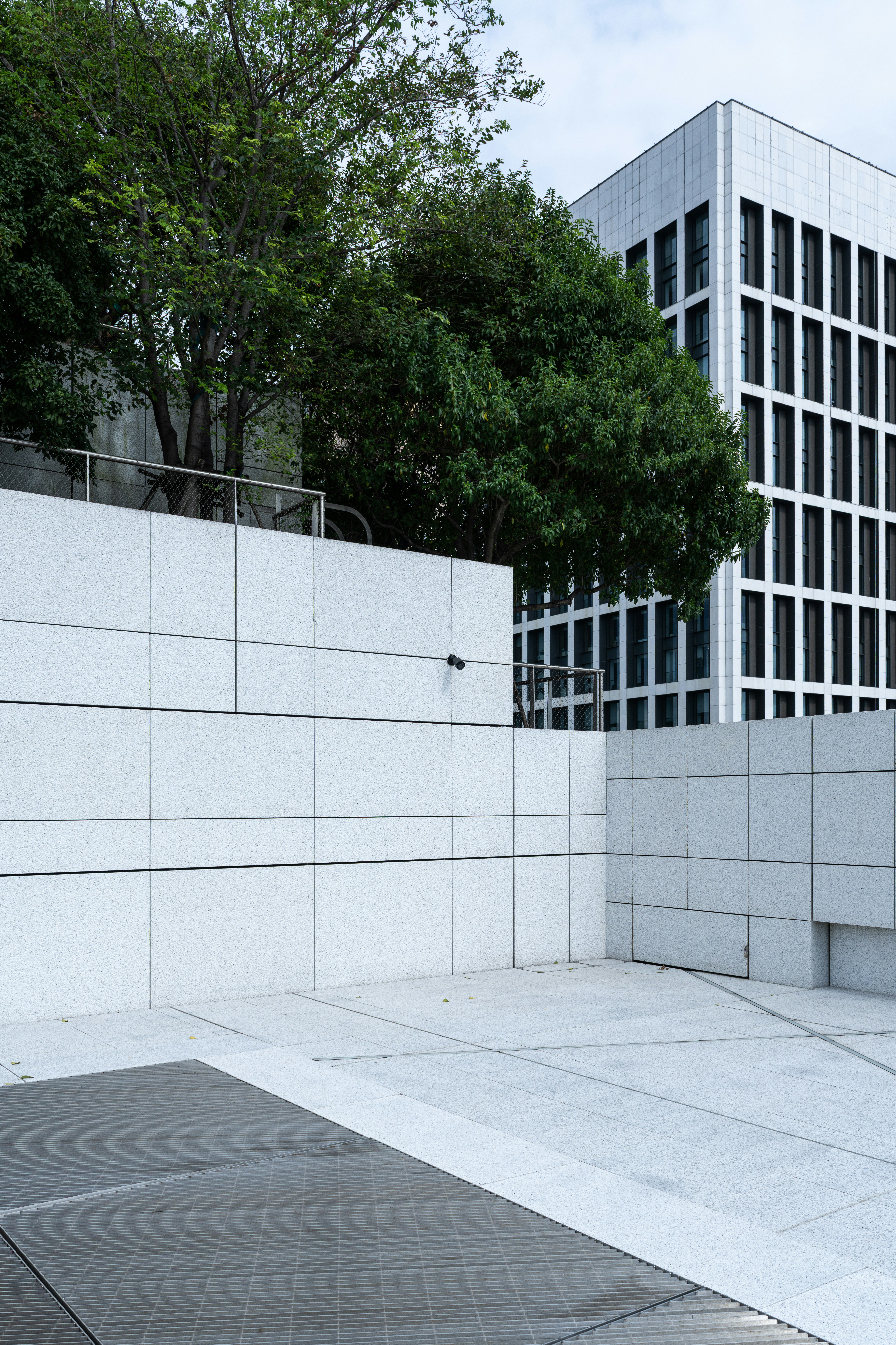 Tessellations Beneath a Green Canopy: A Quiet Courtyard Conversation