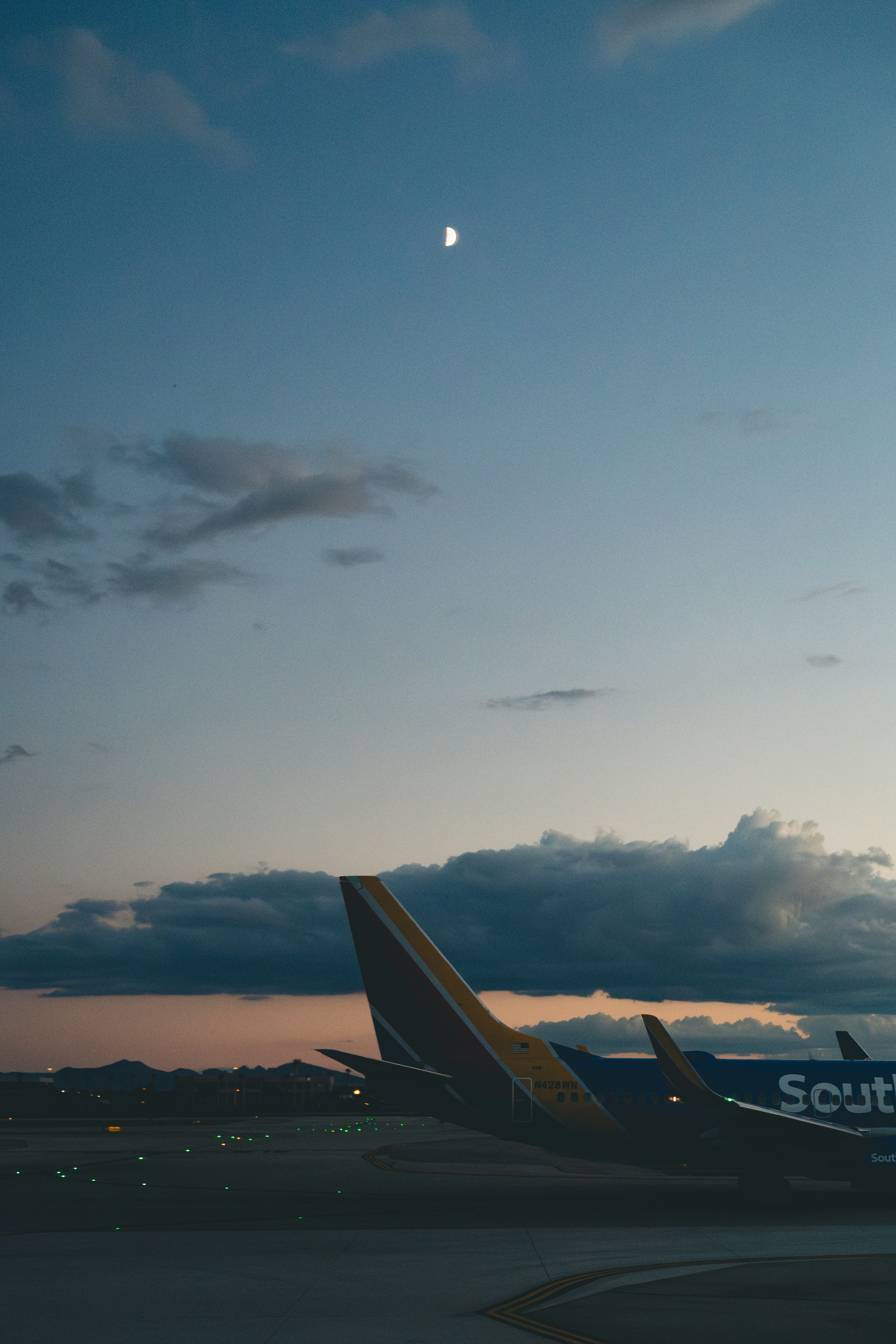 Twilight Takeoff: A Dance of Air and Sky