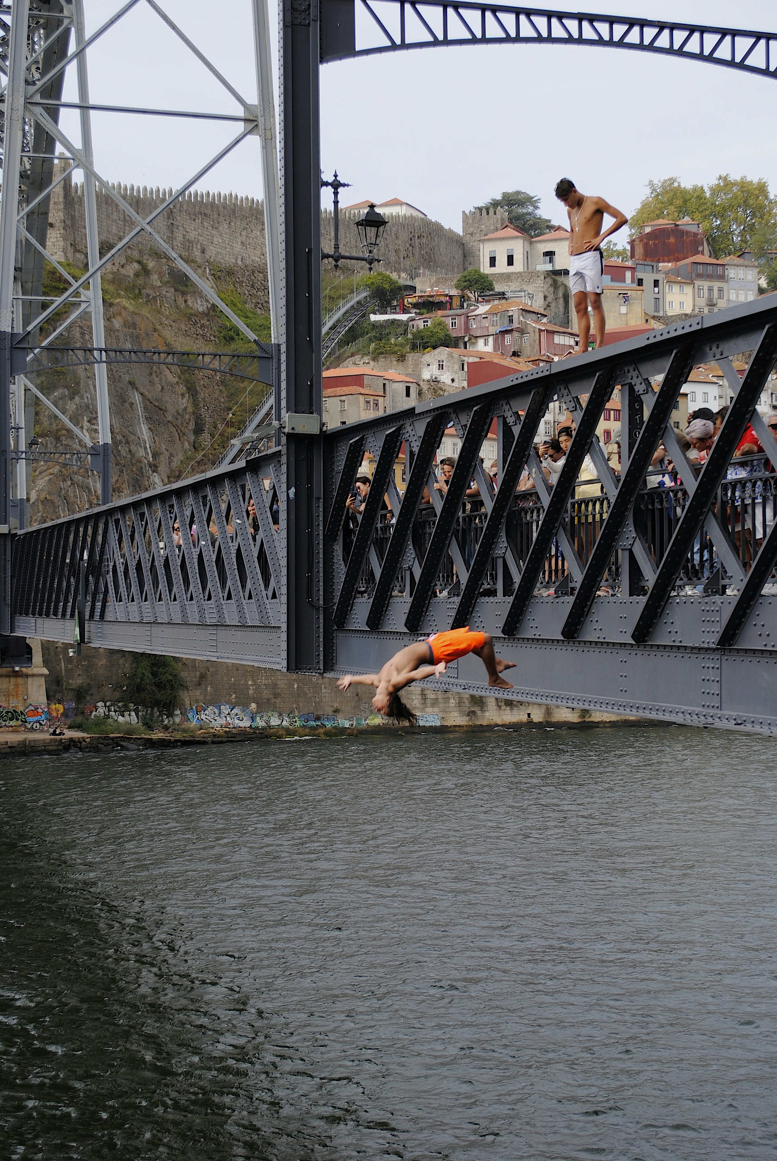 Leap of Courage from the Bridge