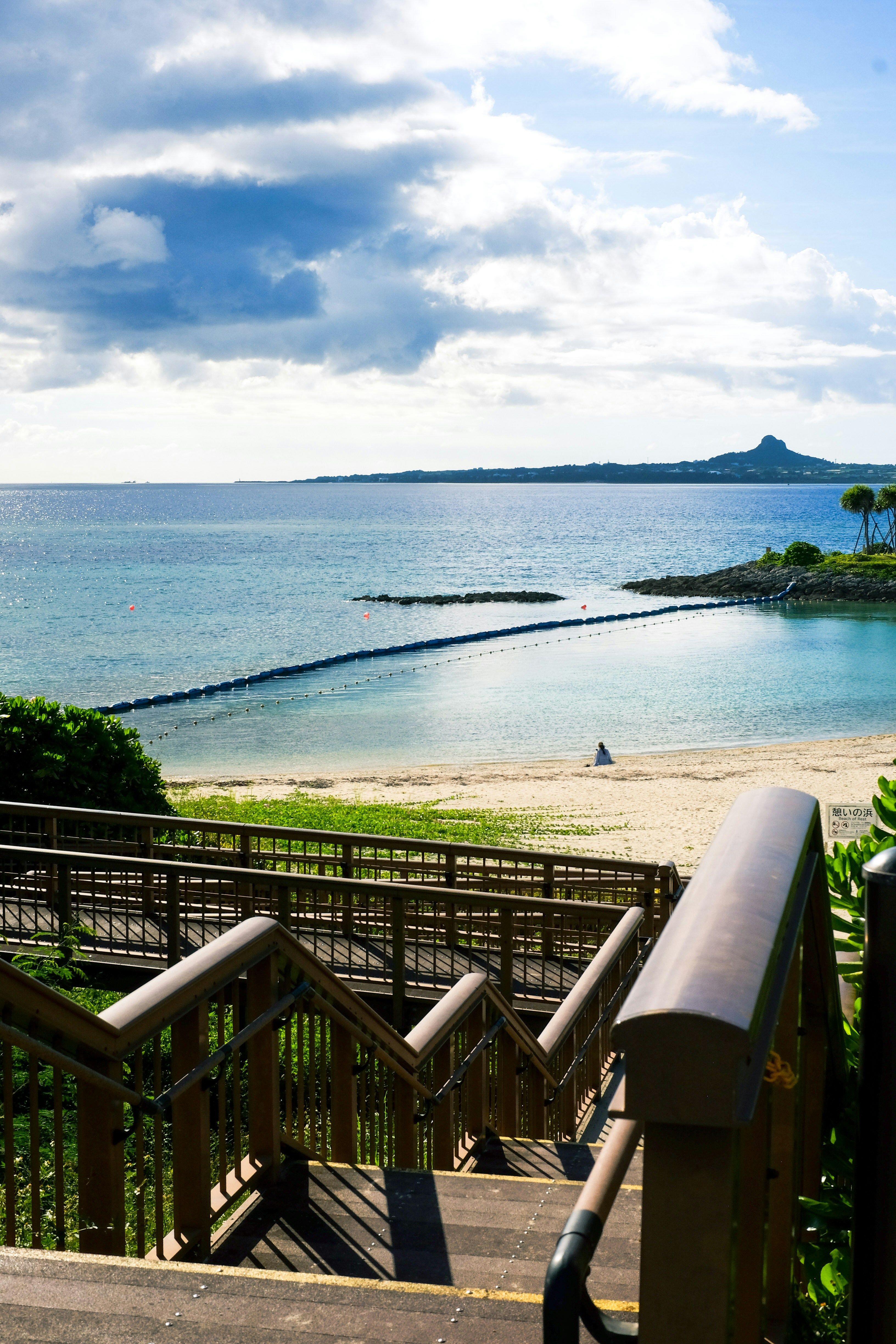 Serene Shoreline Steps