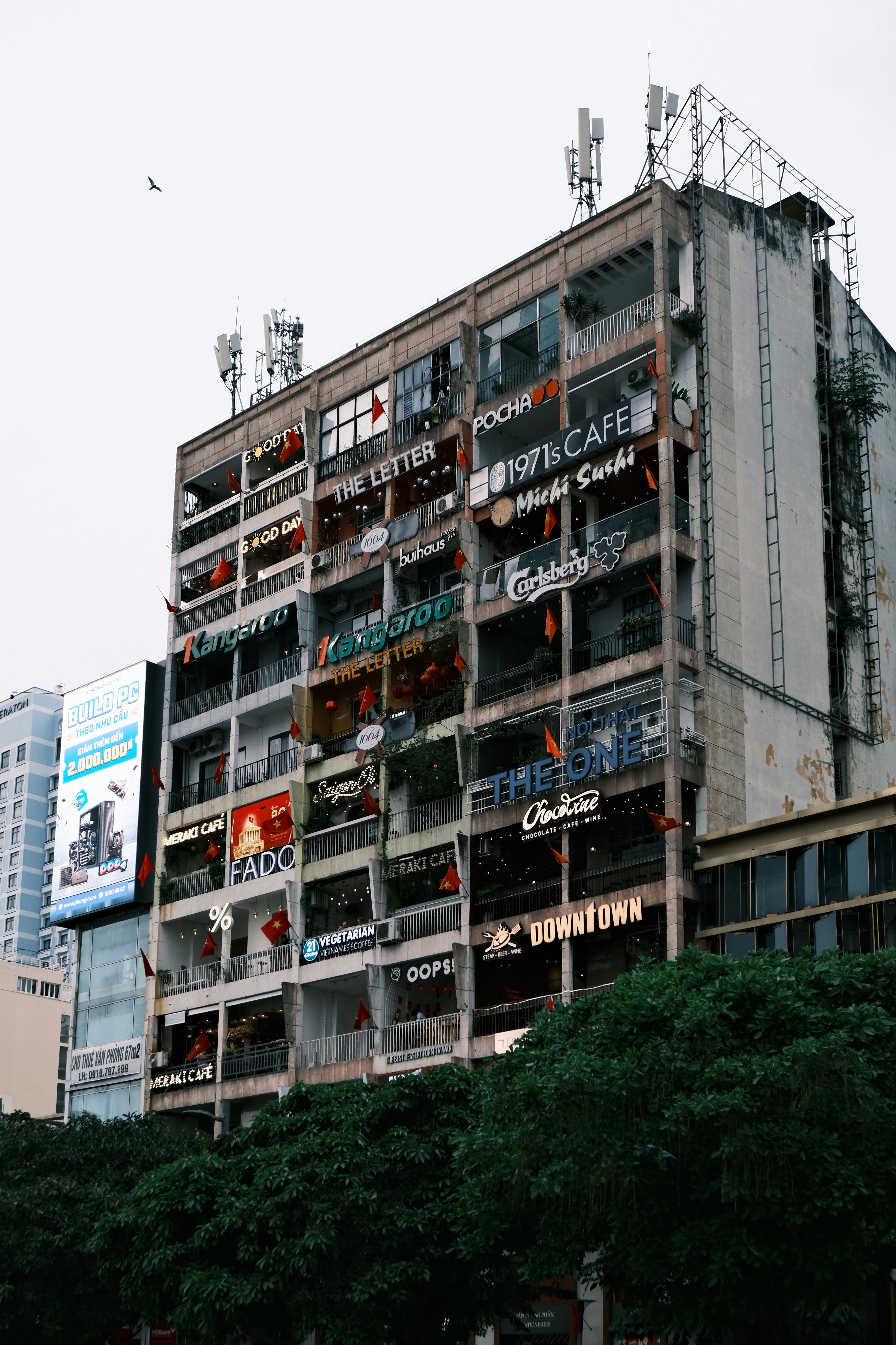 Urban Mosaic: A Tapestry of Signs and Stories
