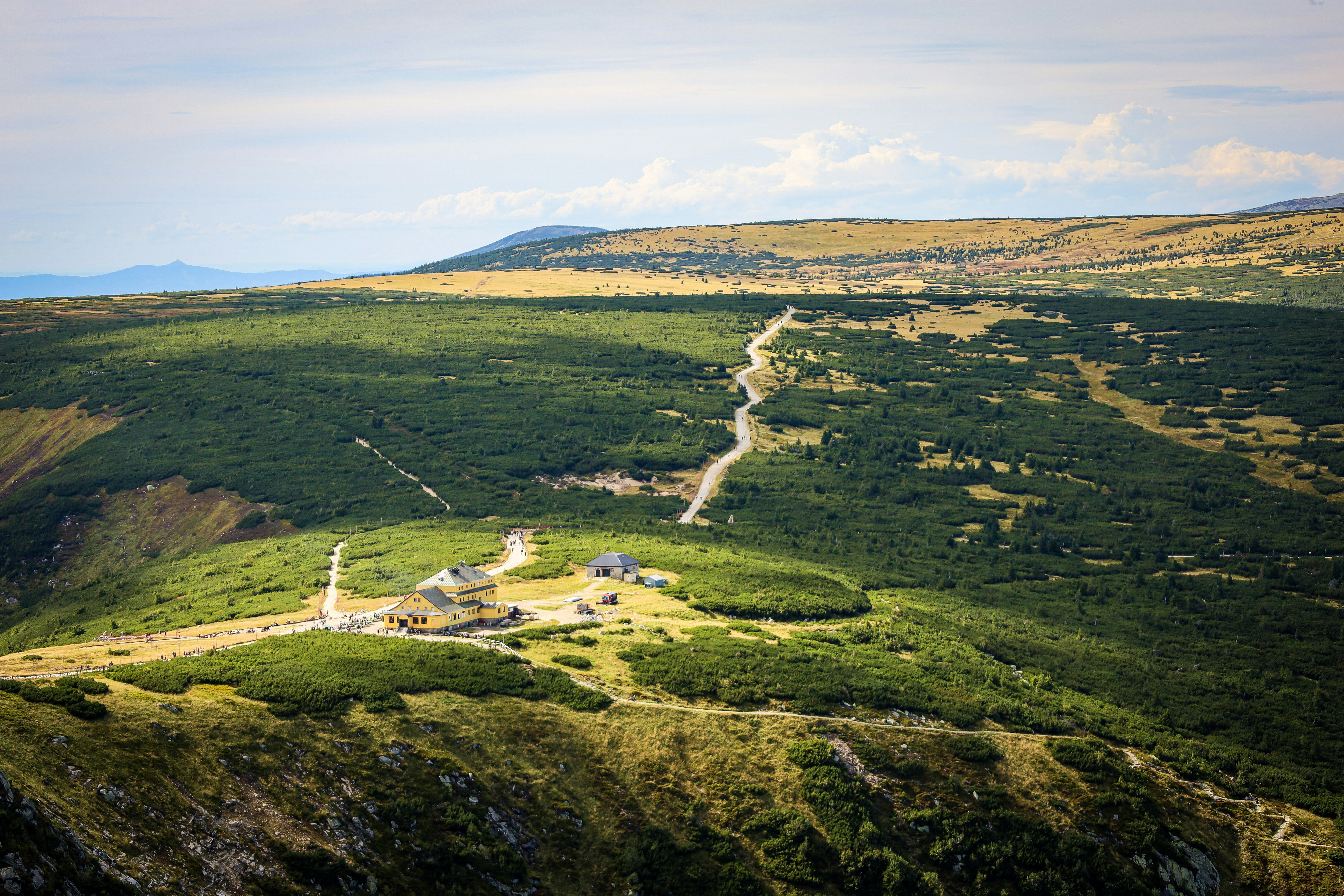 A Serene Retreat Amidst Rolling Green Hills