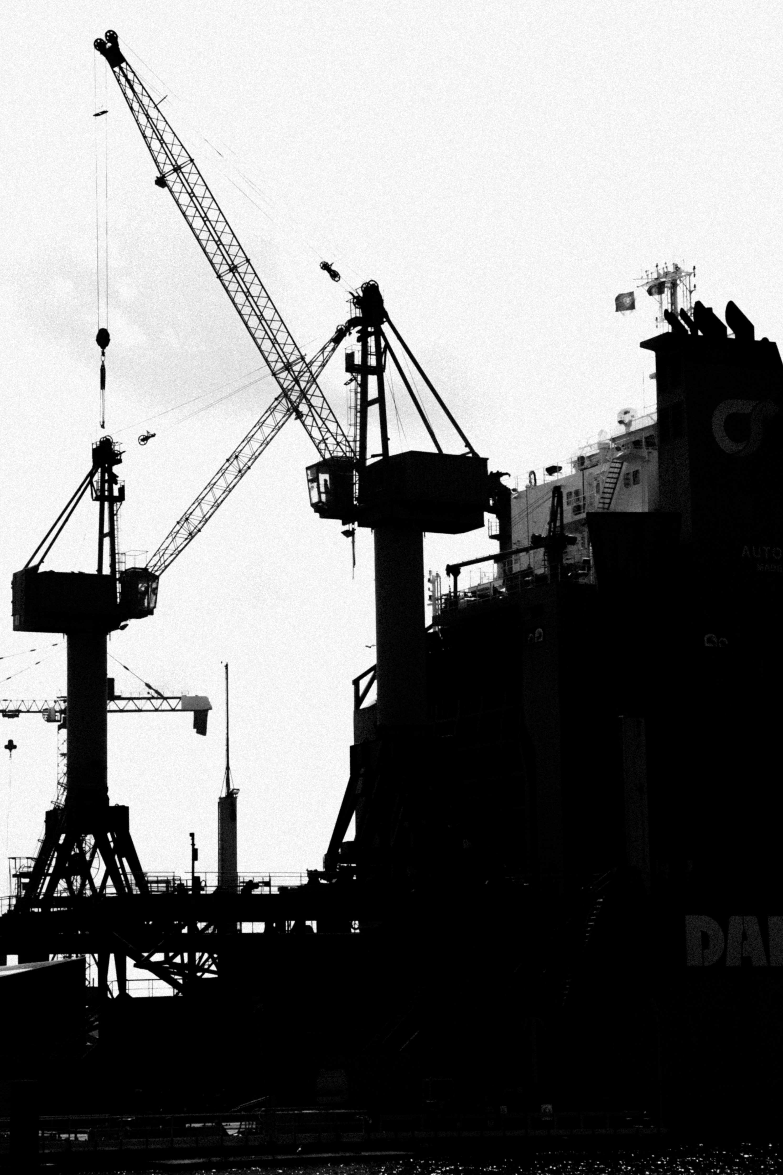 Industrial Silhouettes Against the Sky