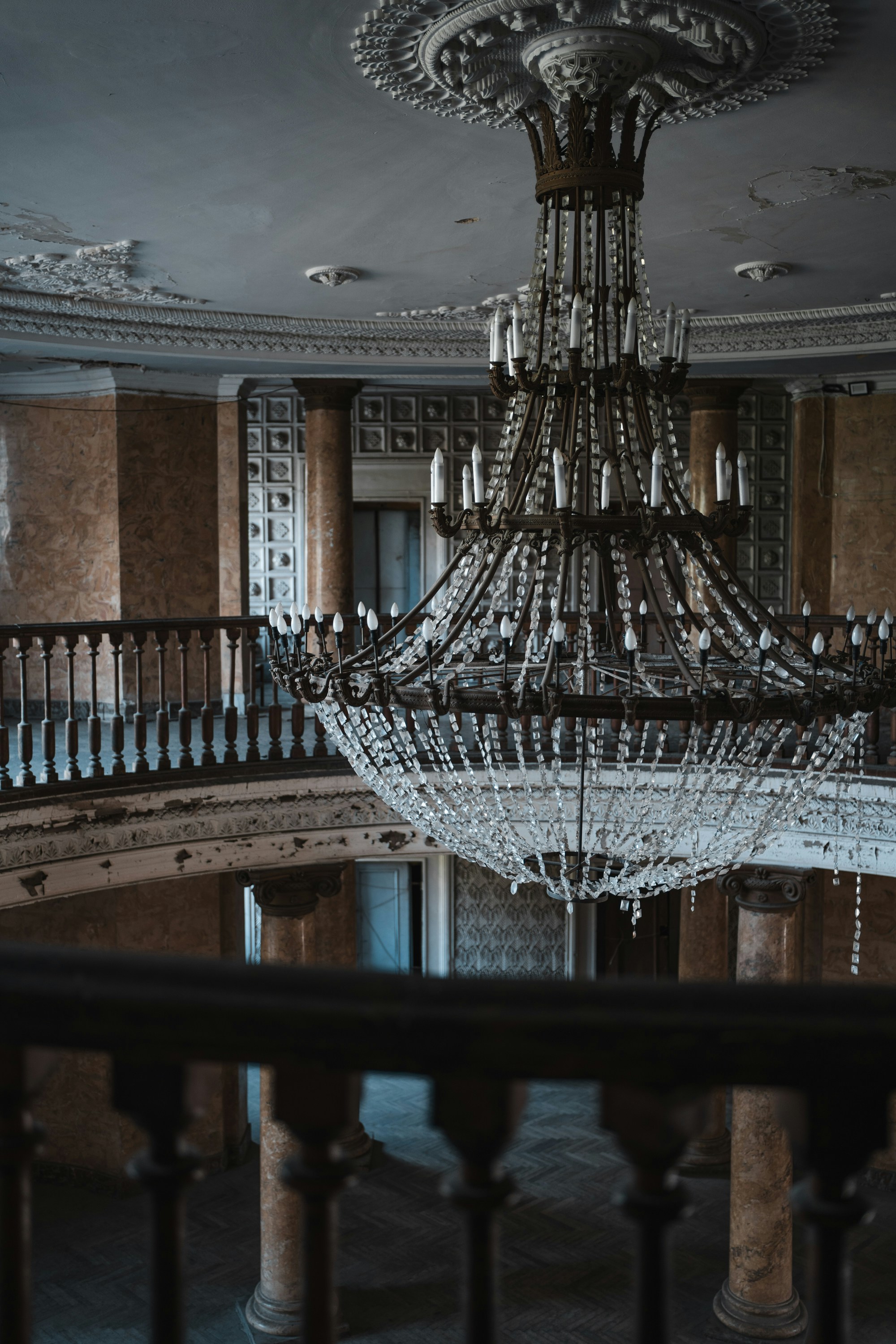 Elegance in Decay: The Timeless Chandelier