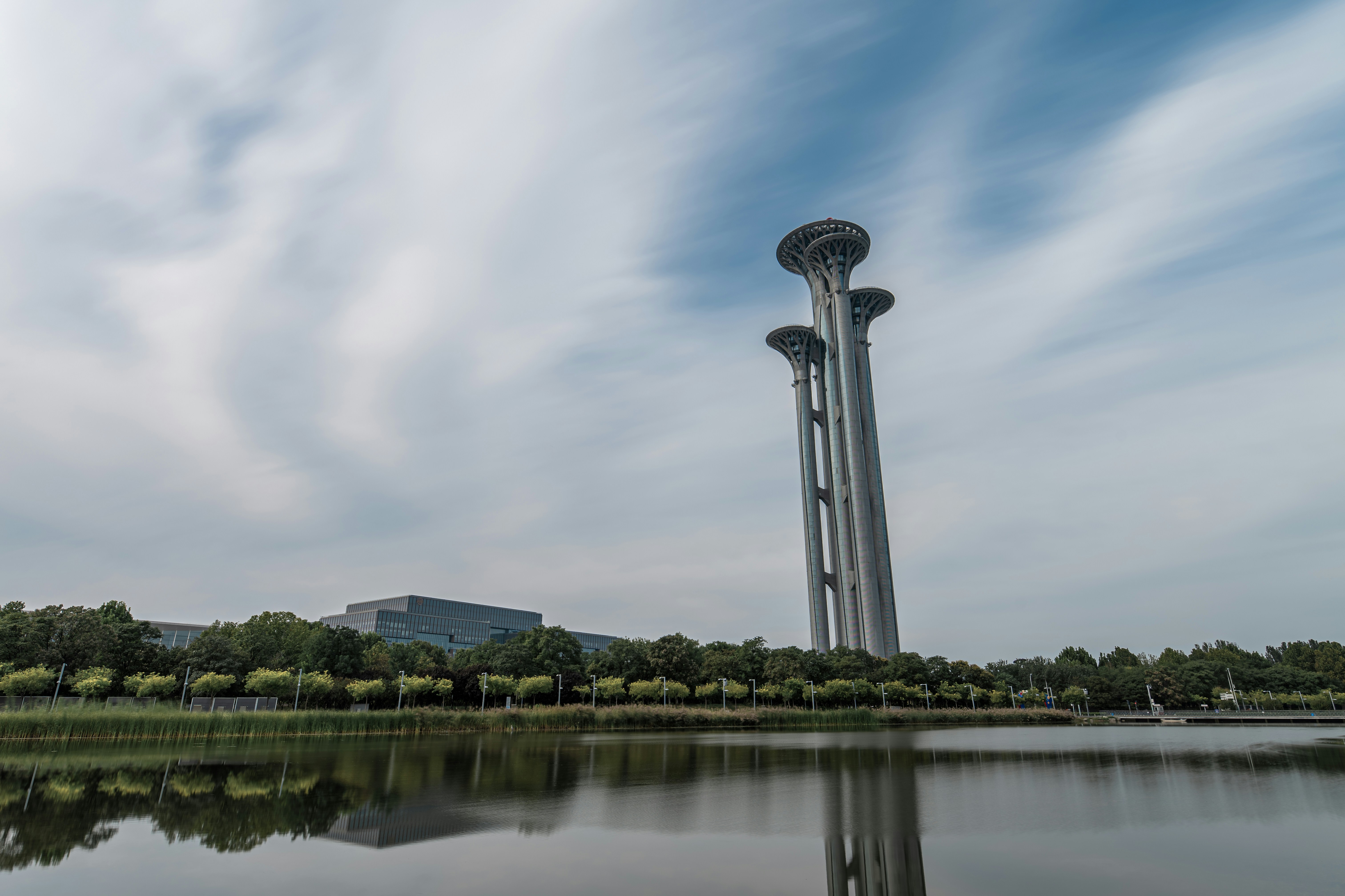 Vertical Elegance: The Tower's Reflection