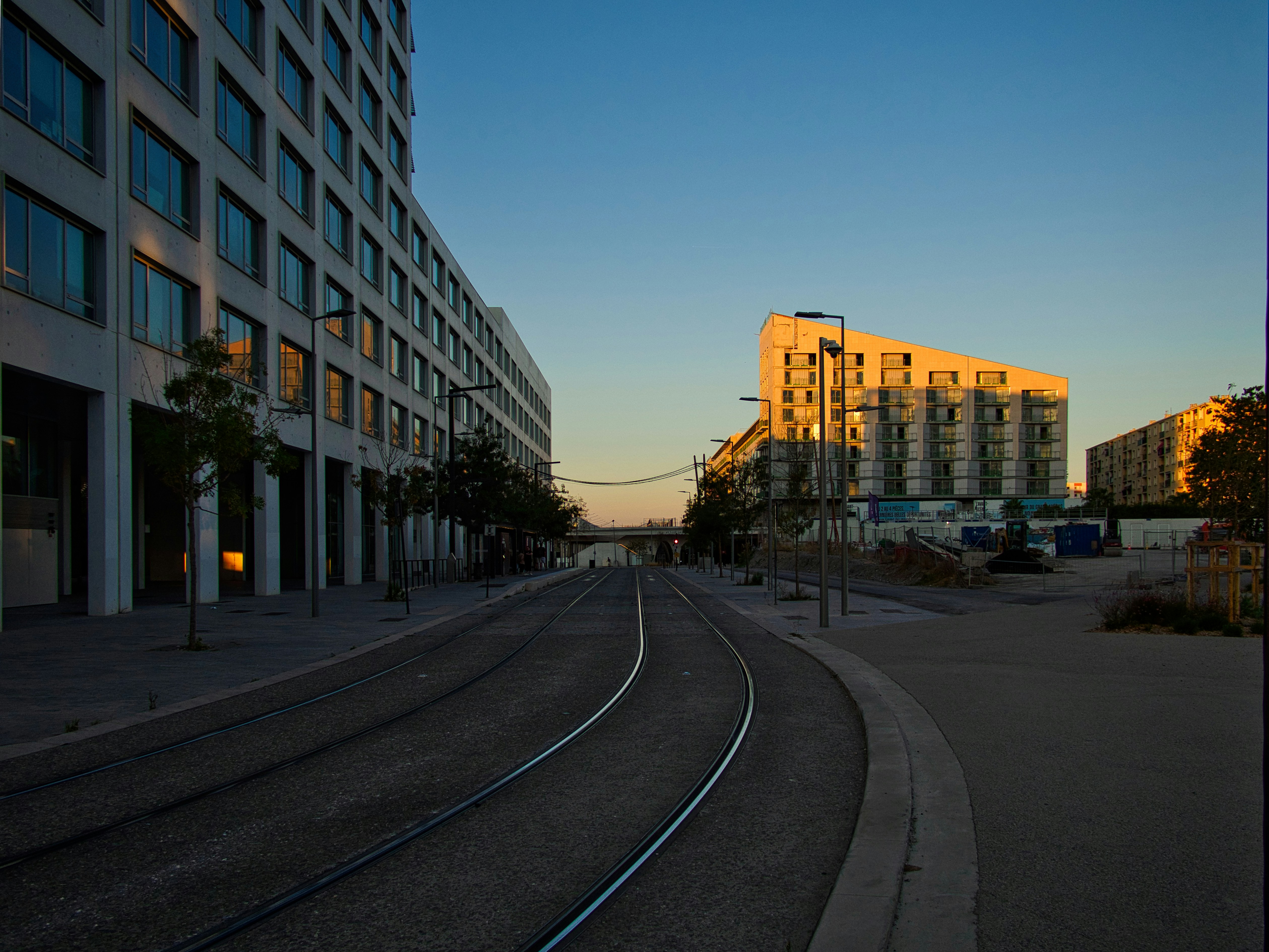 Urban Tranquility: The Intersection of Light and Structure