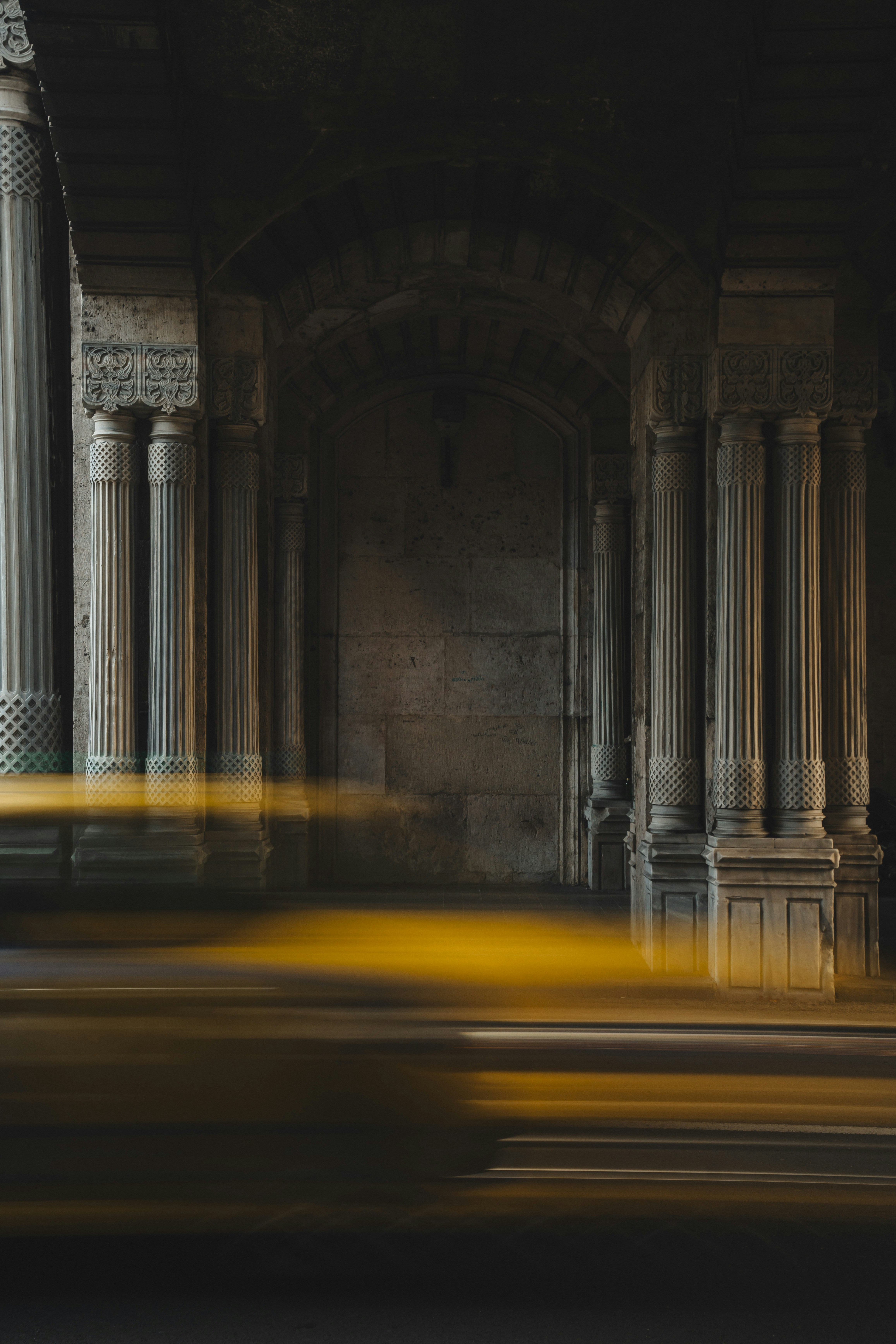 Whispers of Motion in Timeless Architecture