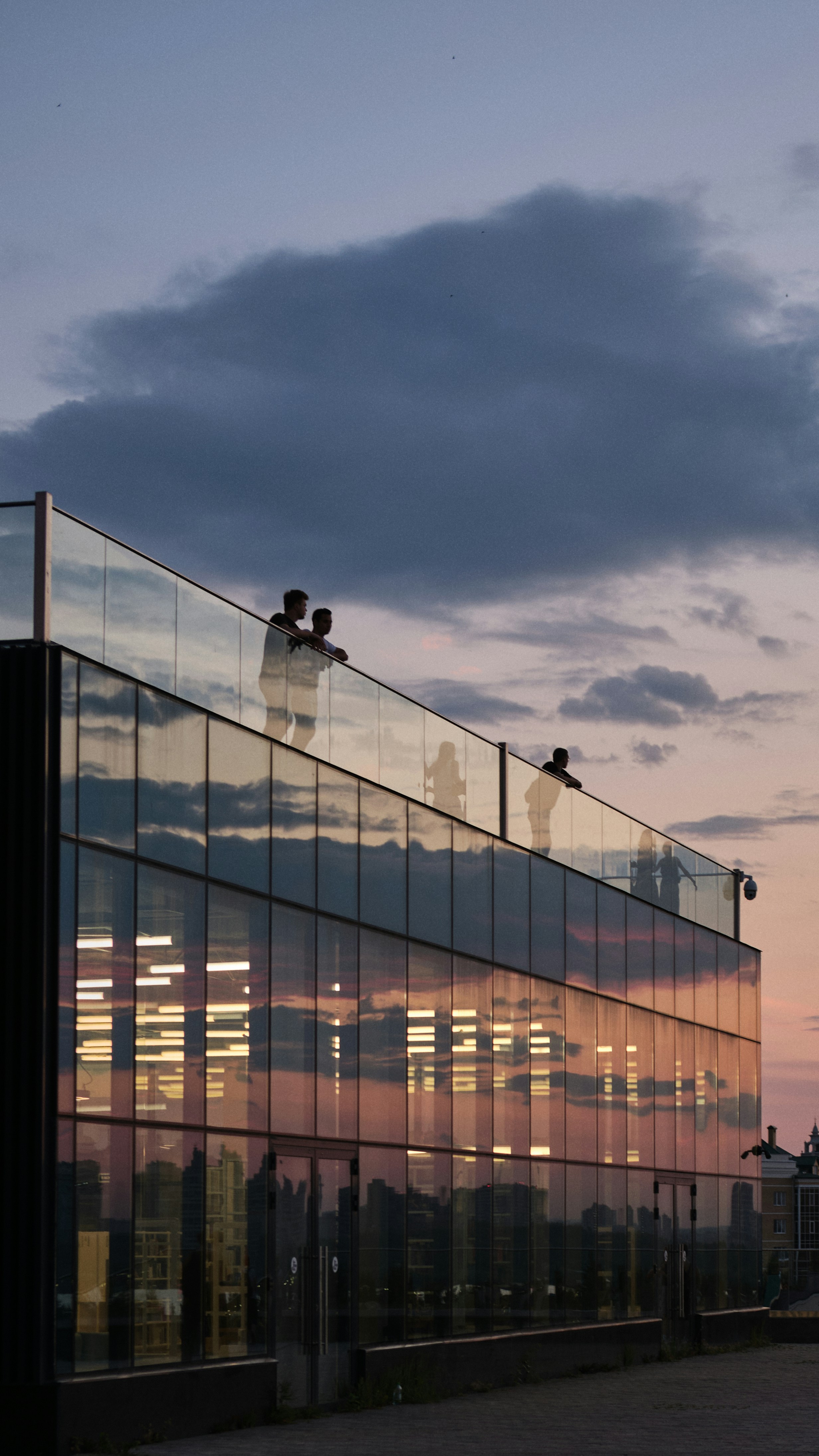 Reflections of Twilight: A Modern Urban Escape