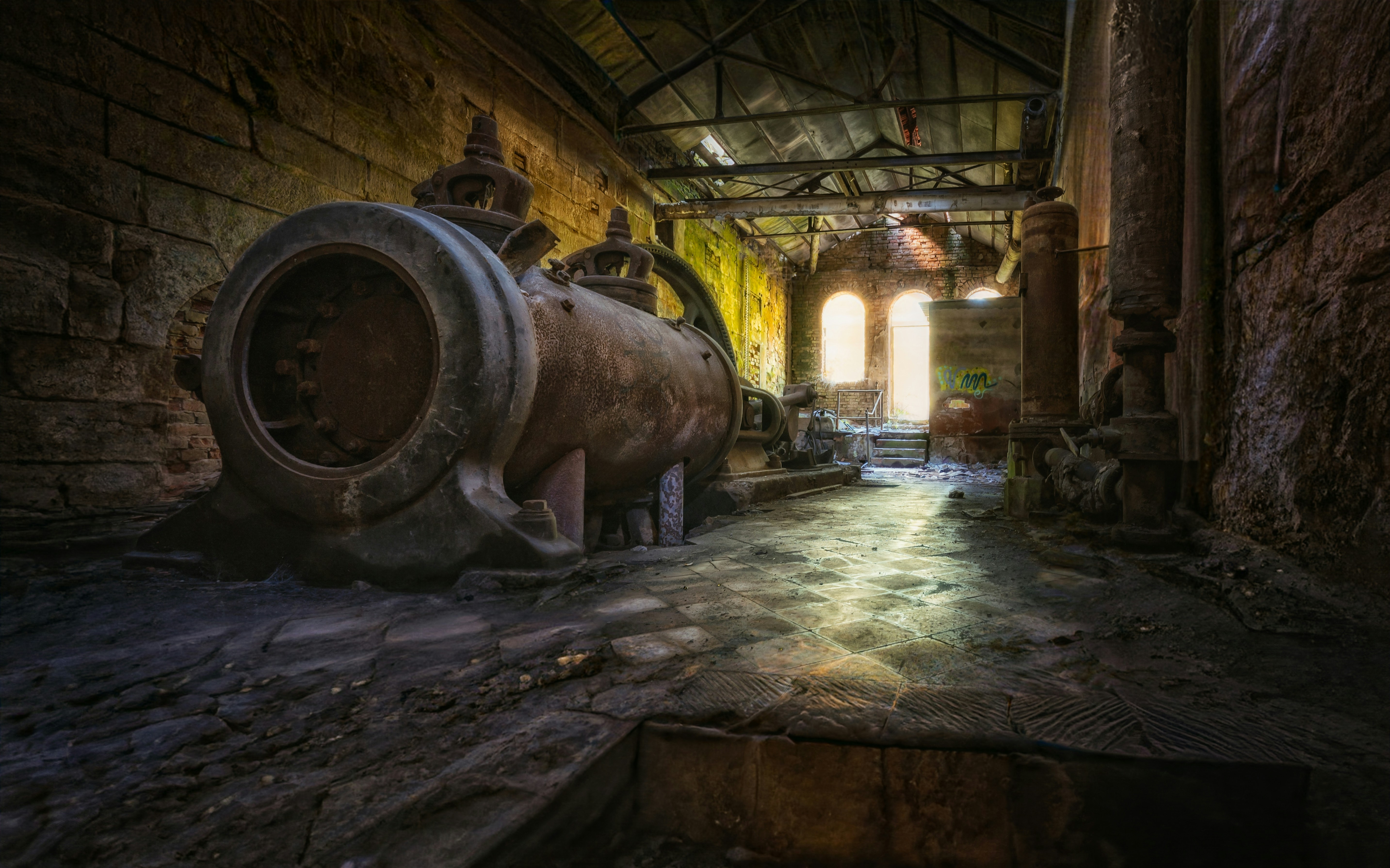 Echoes of Industry: A Forgotten Workshop