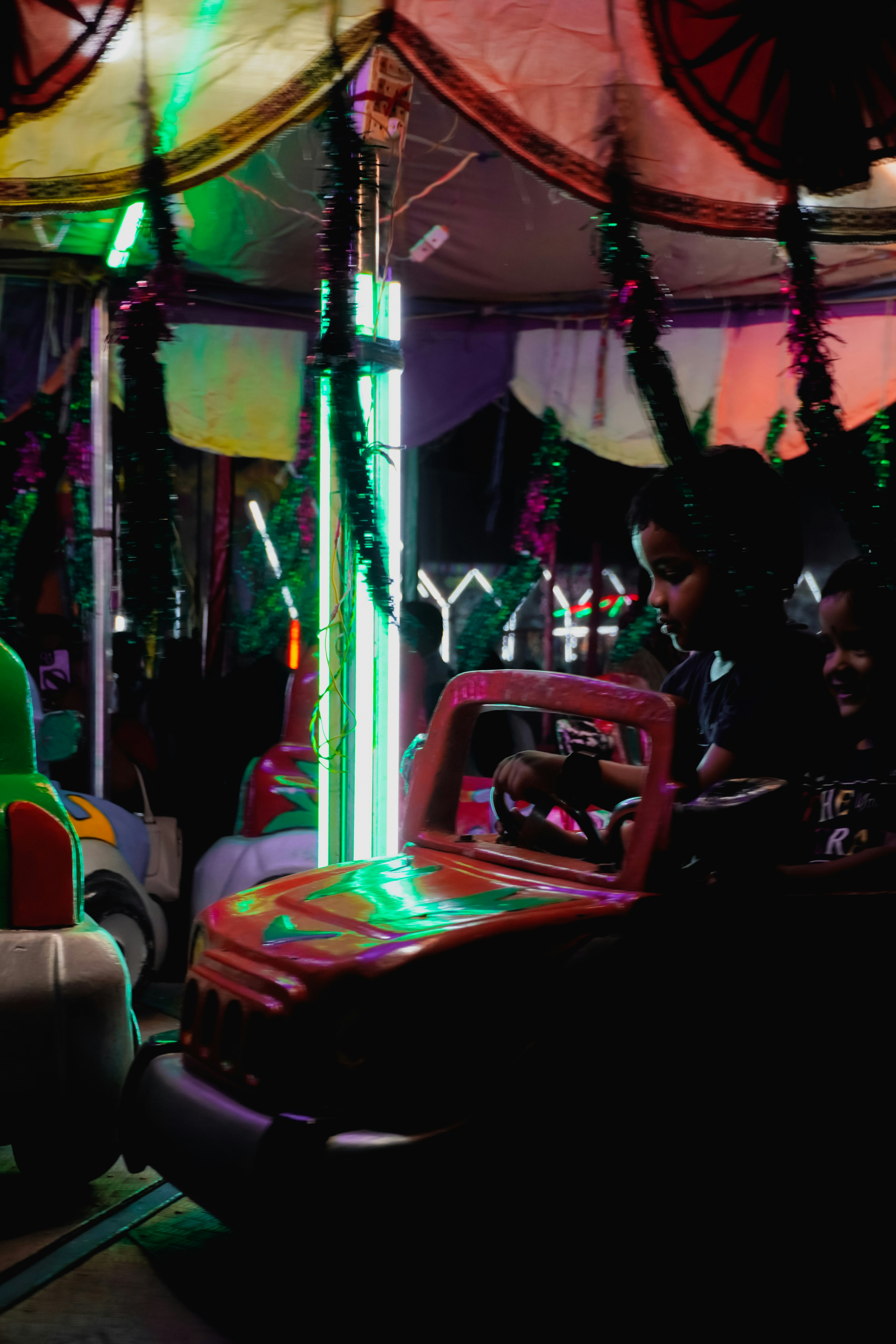 Joyride Under Neon Lights