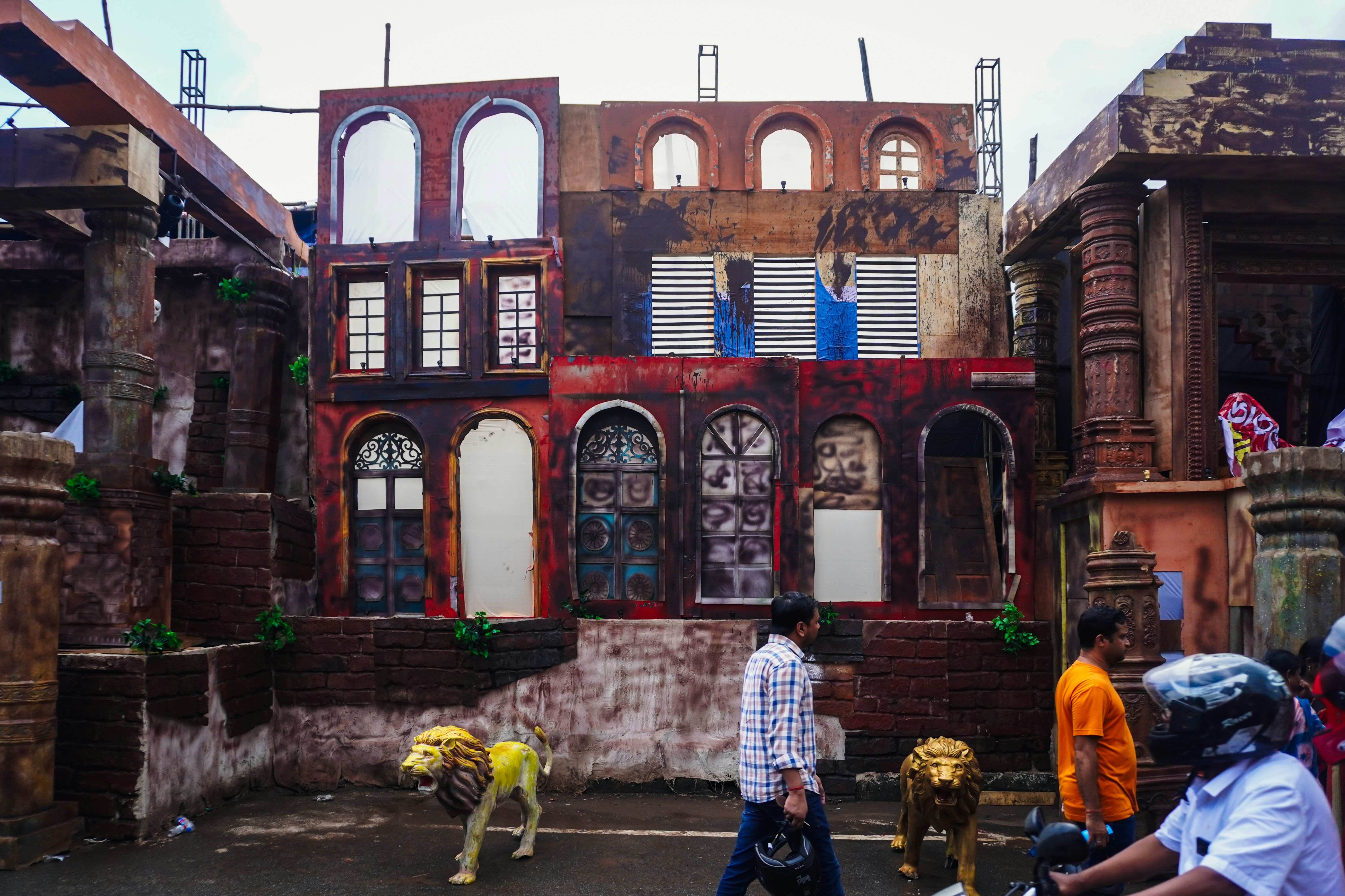 Urban Mirage: A Tapestry of Color and Culture