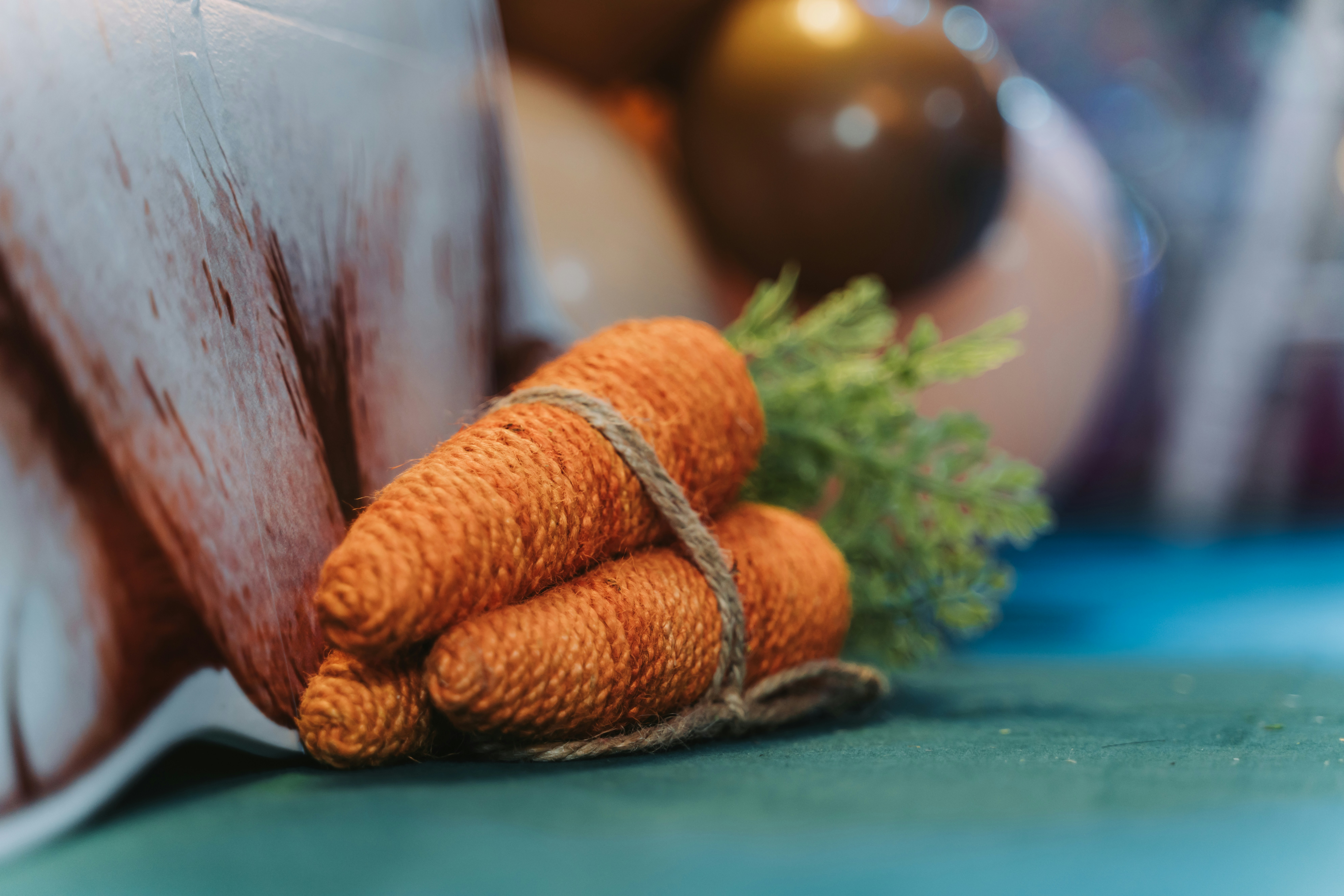 Whimsical Harvest: A Rustic Display of Carrots