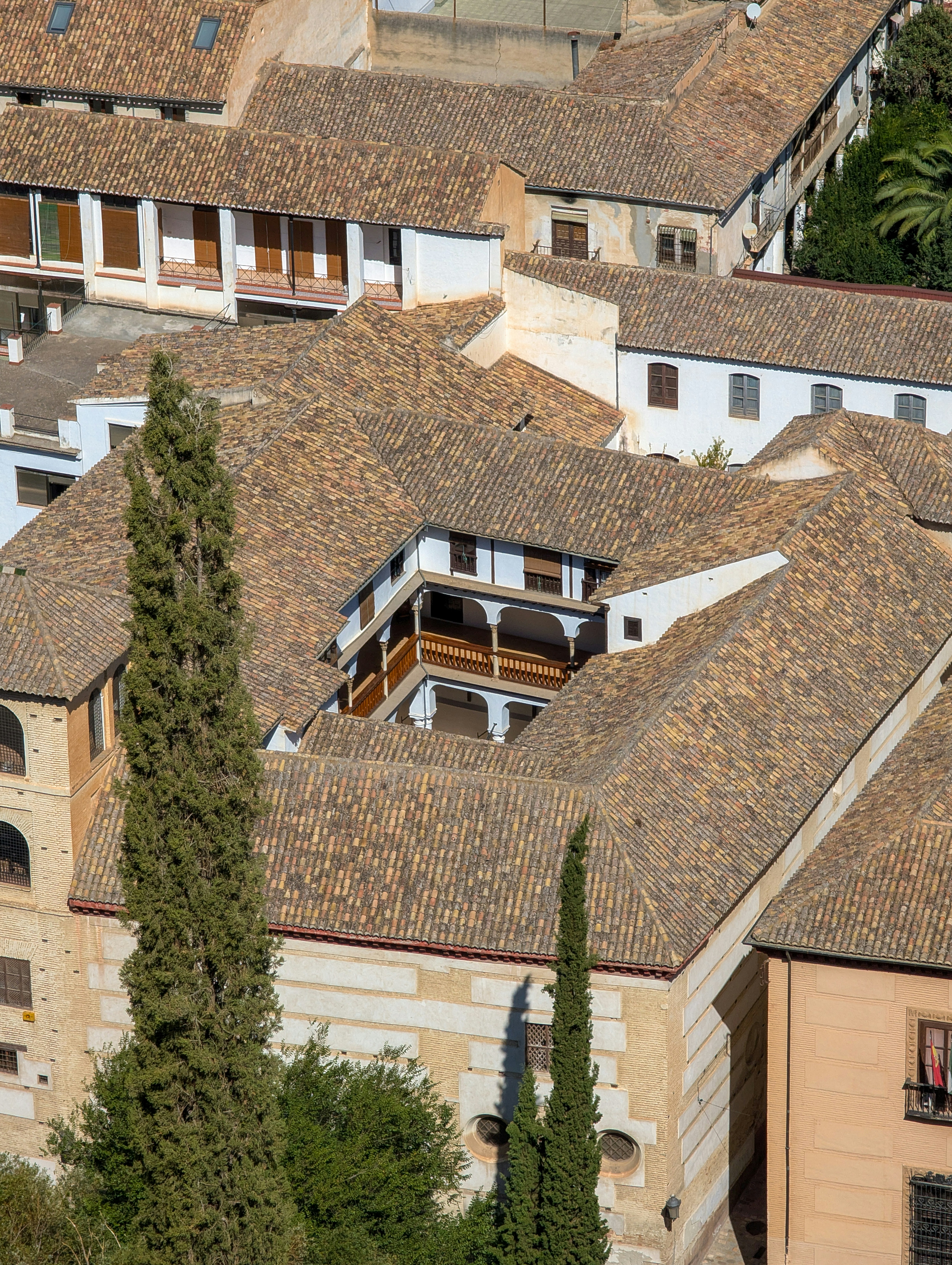 Architectural Harmony: A Tapestry of Terracotta and Greenery