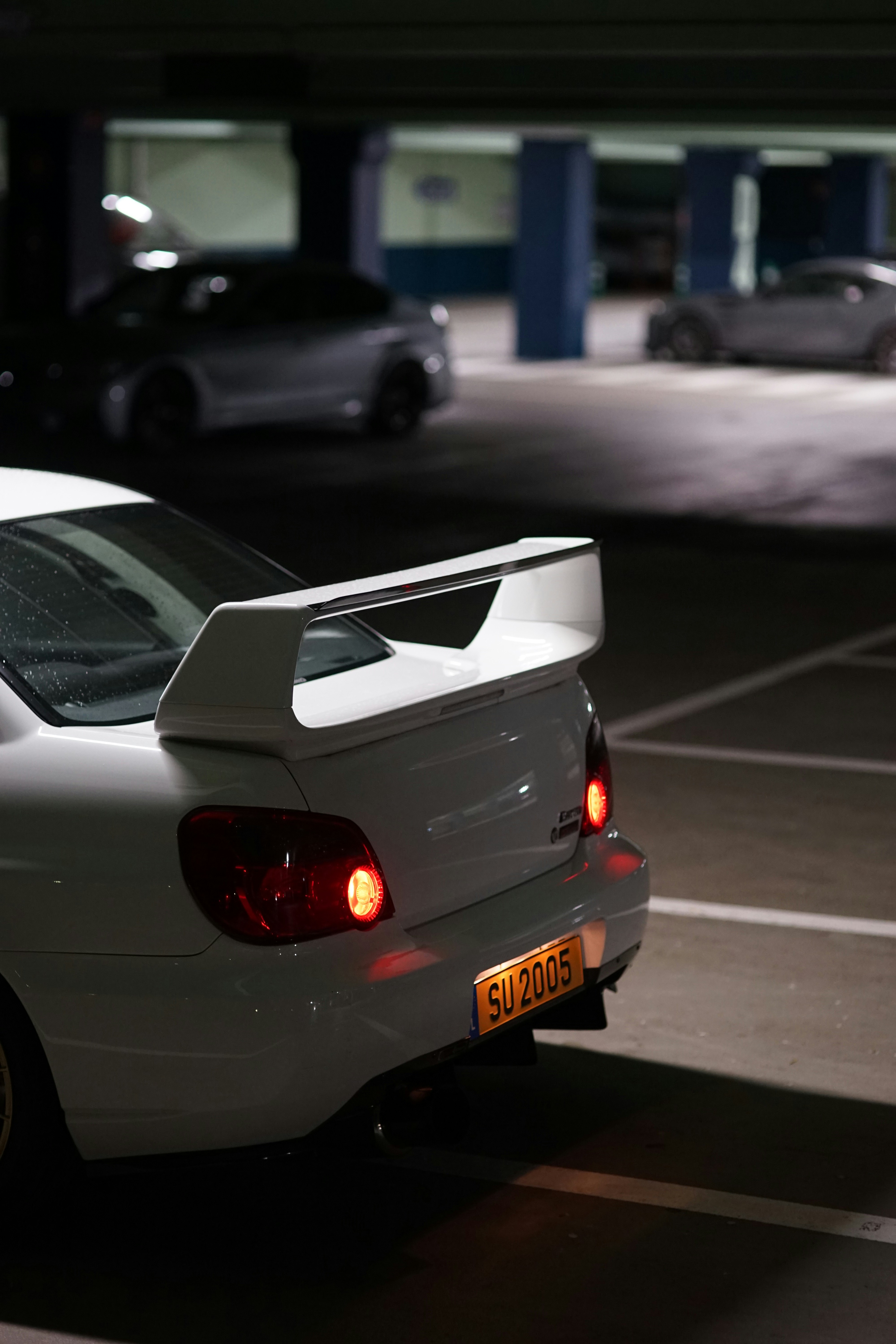 Nighttime Elegance: The Silent Racer