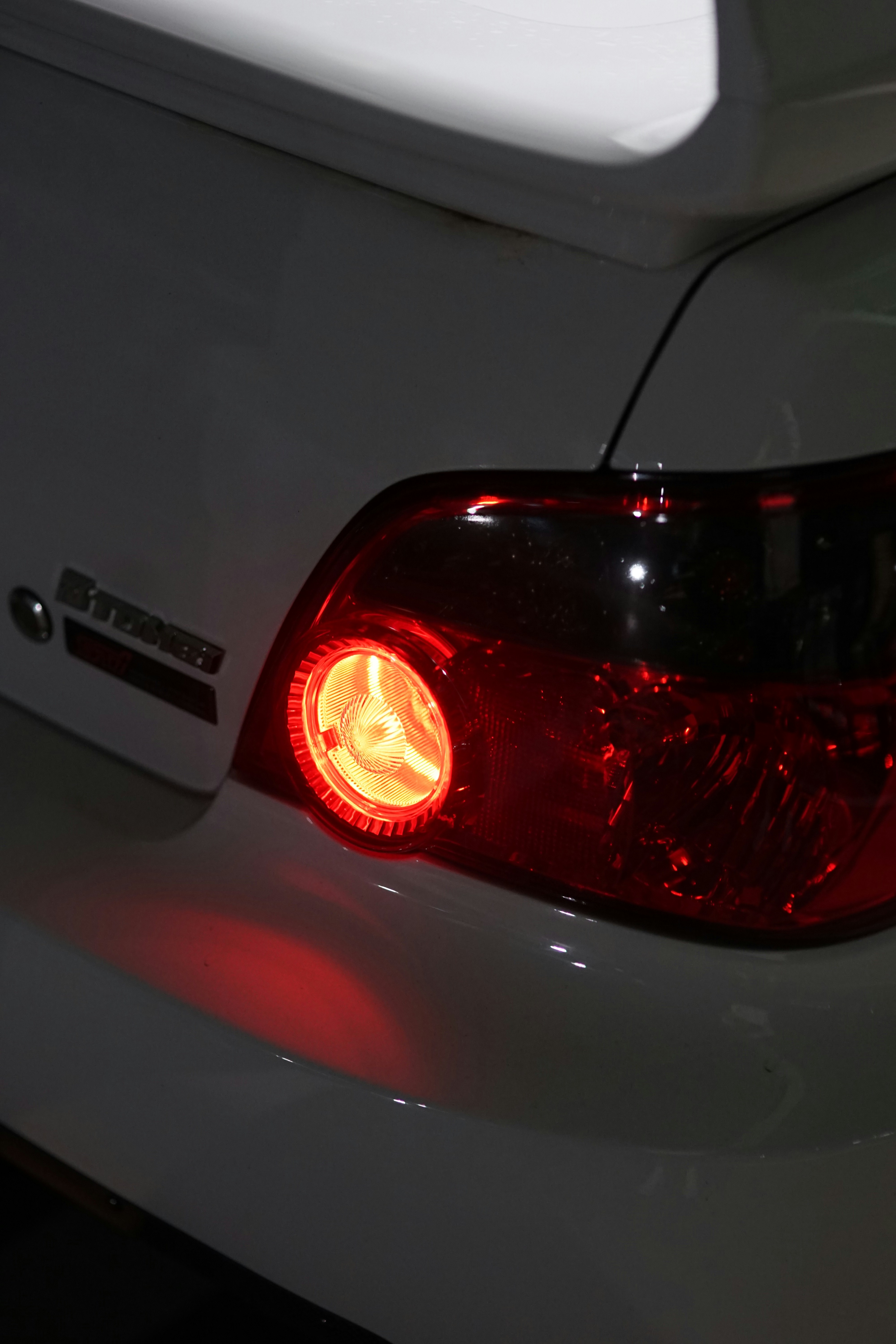 Illuminated Tail Light: A Glimpse of Automotive Elegance