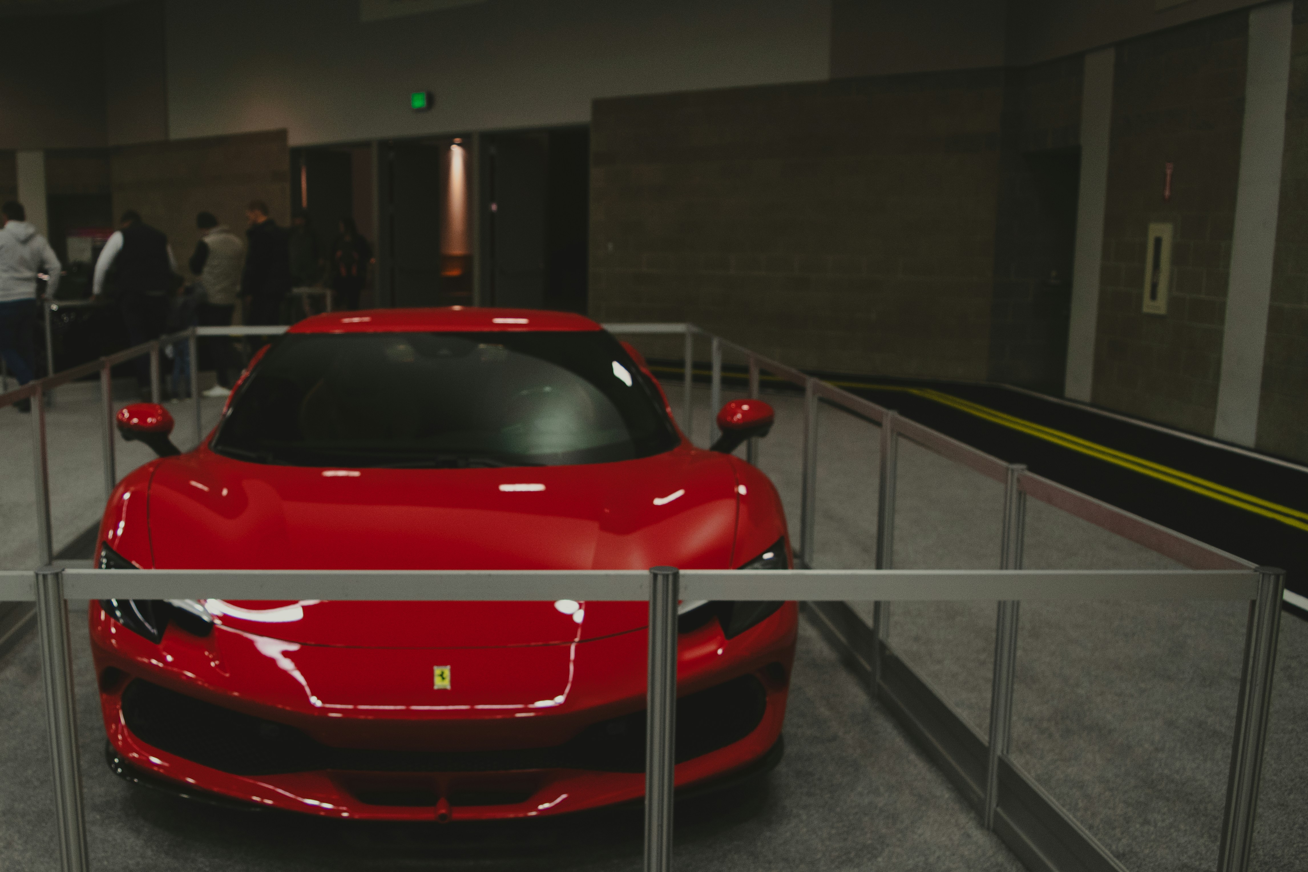 The Essence of Speed: A Ferrari in Focus