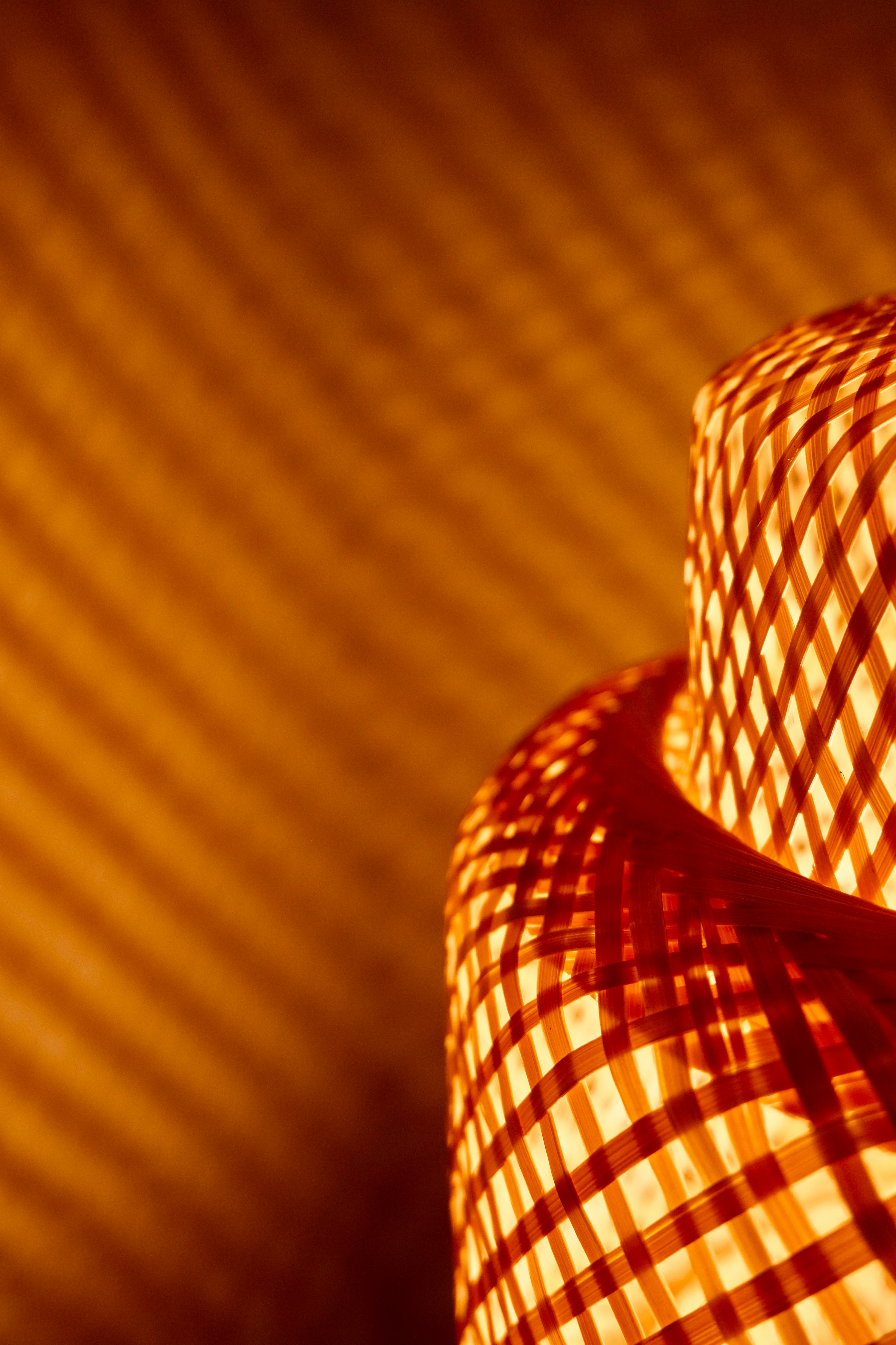 Woven Warmth: A Dance of Light and Shadow