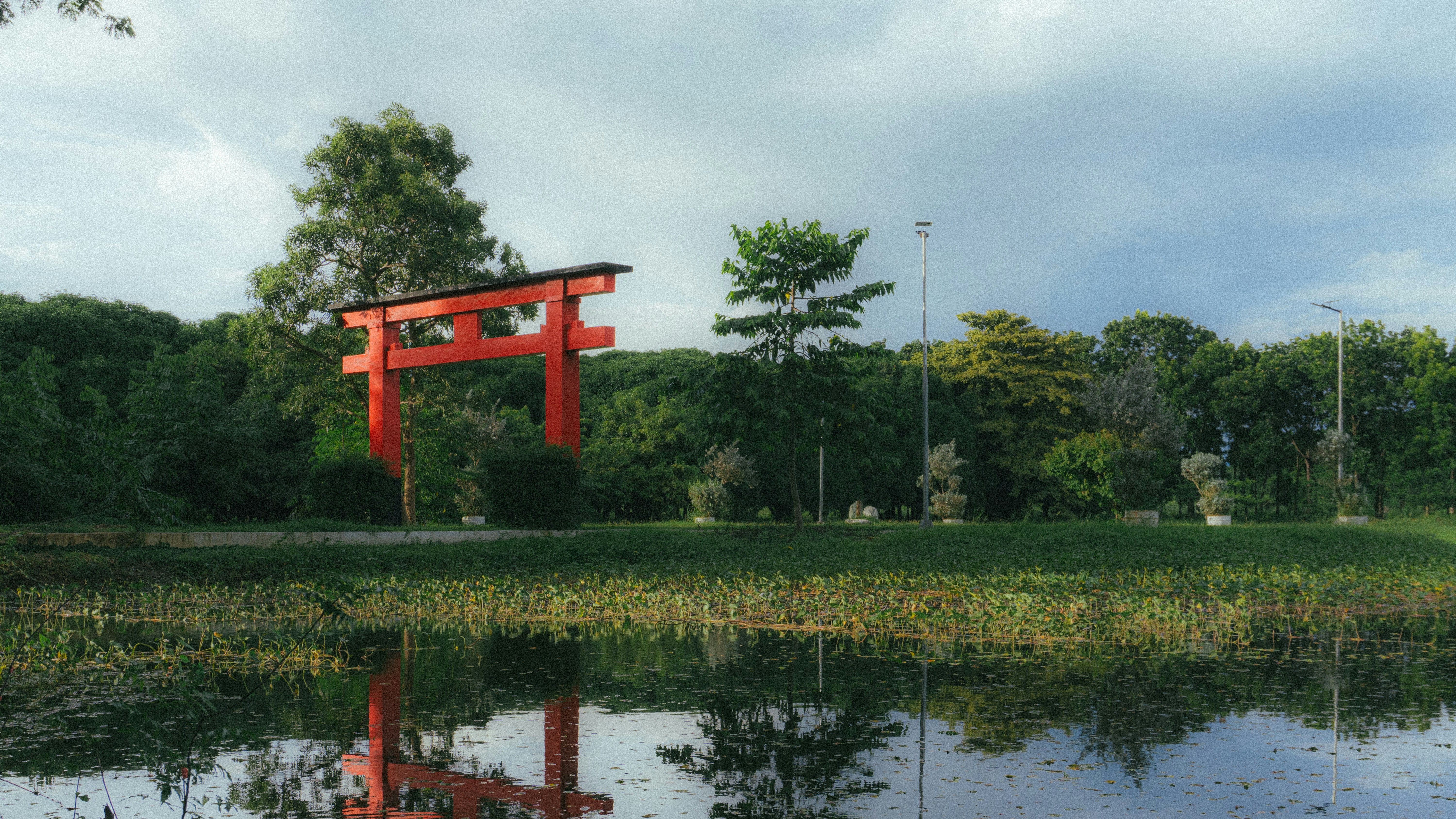 Gateway to Tranquility: A Serene Reflection