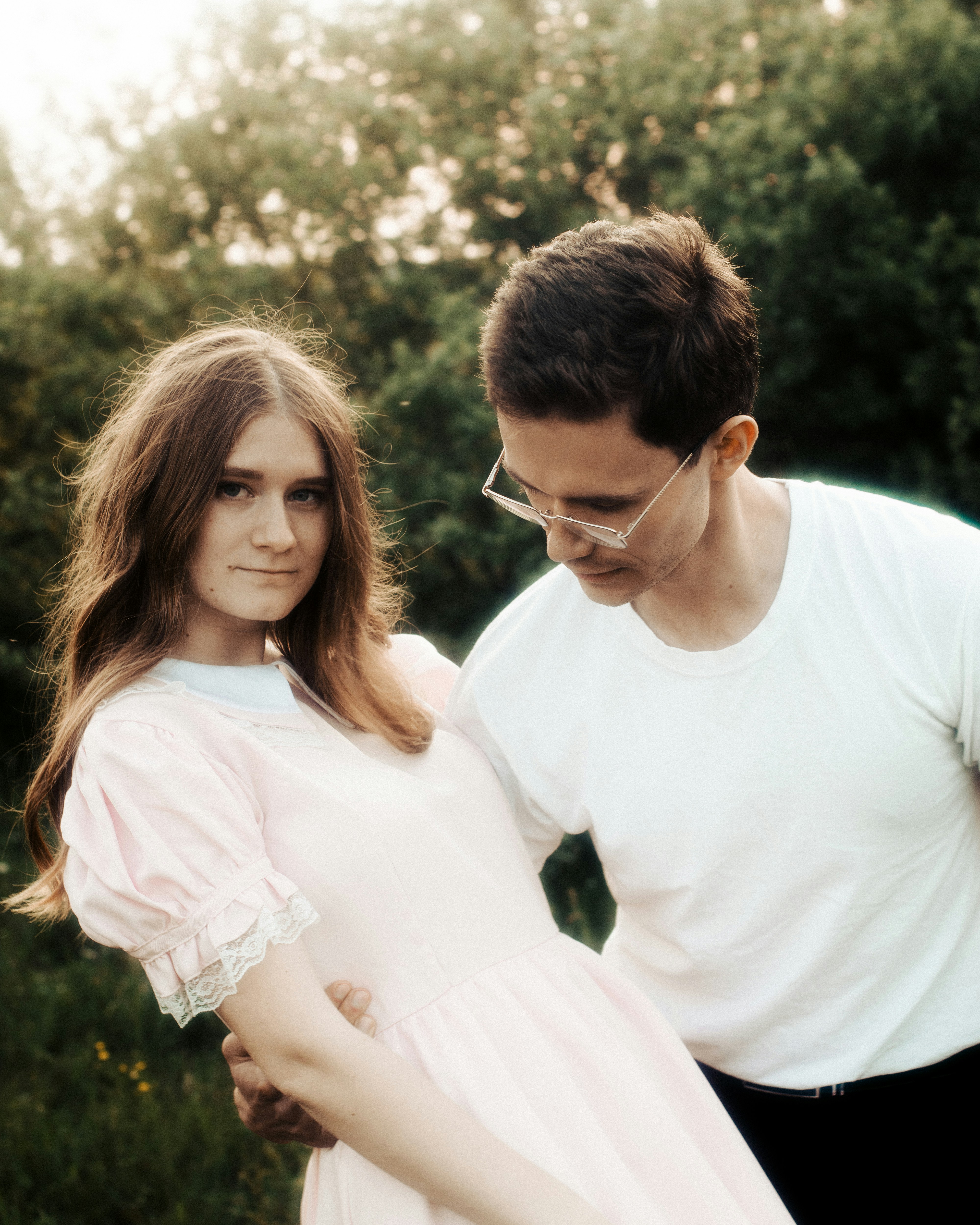 Whispers of Youth in a Sunlit Embrace