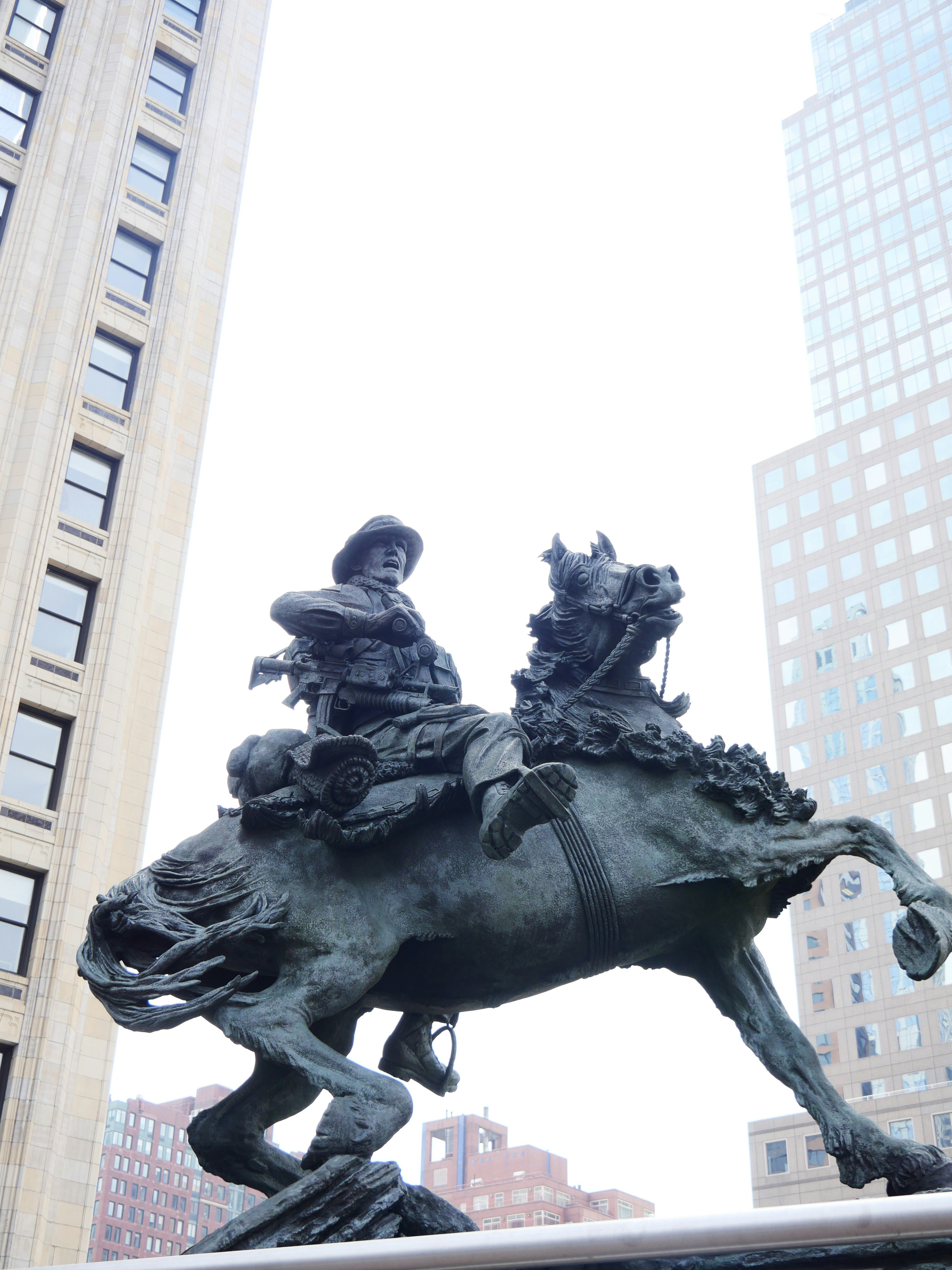 Equestrian Valor: A Tribute in Bronze