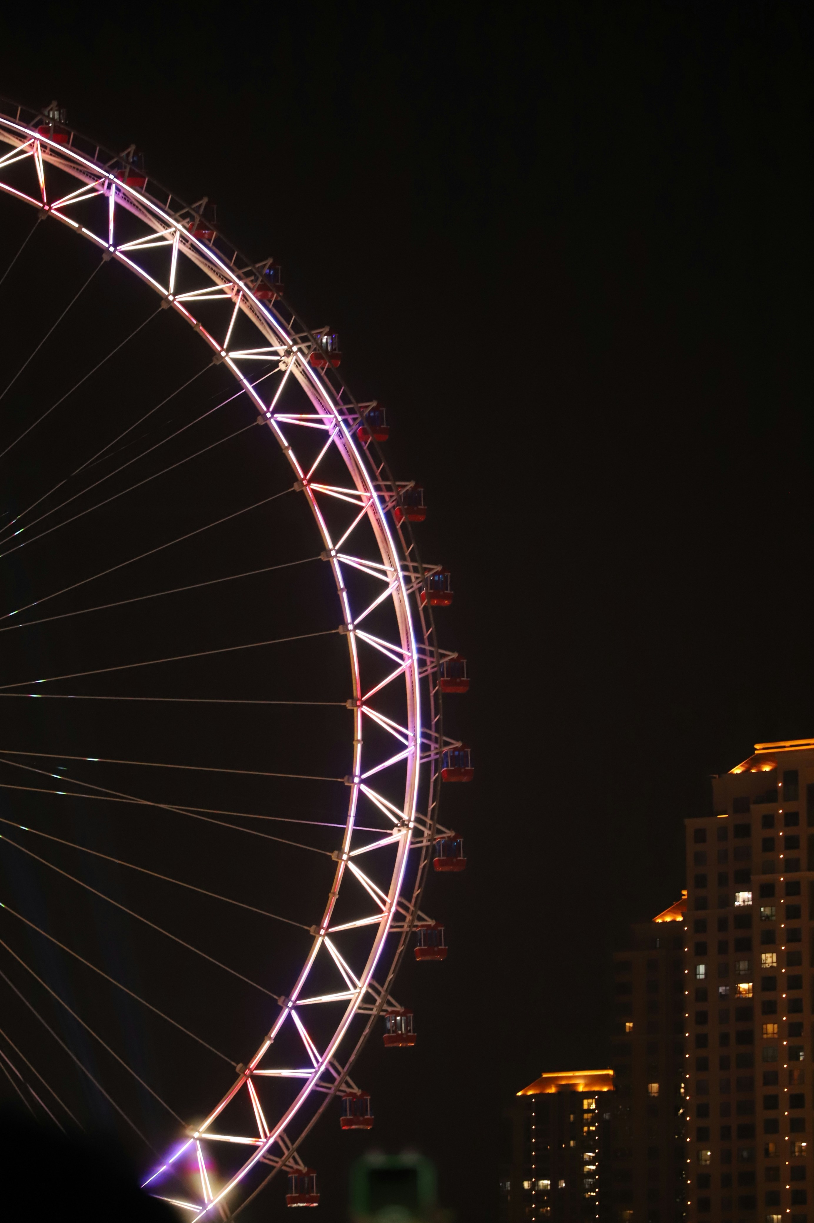 Illuminated Dreams: The Nighttime Ferris Wheel