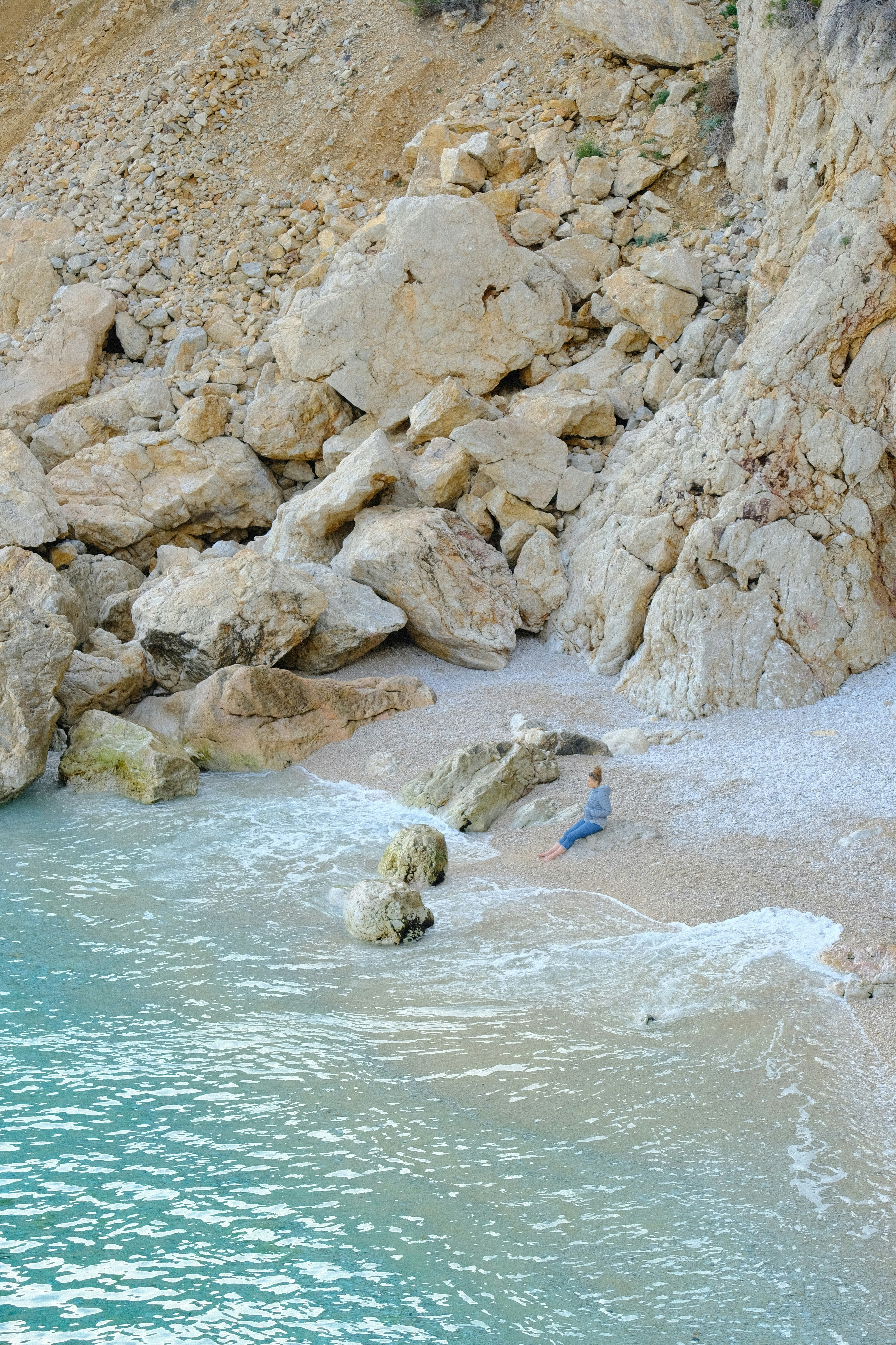 Serenity Amidst Rocky Shores