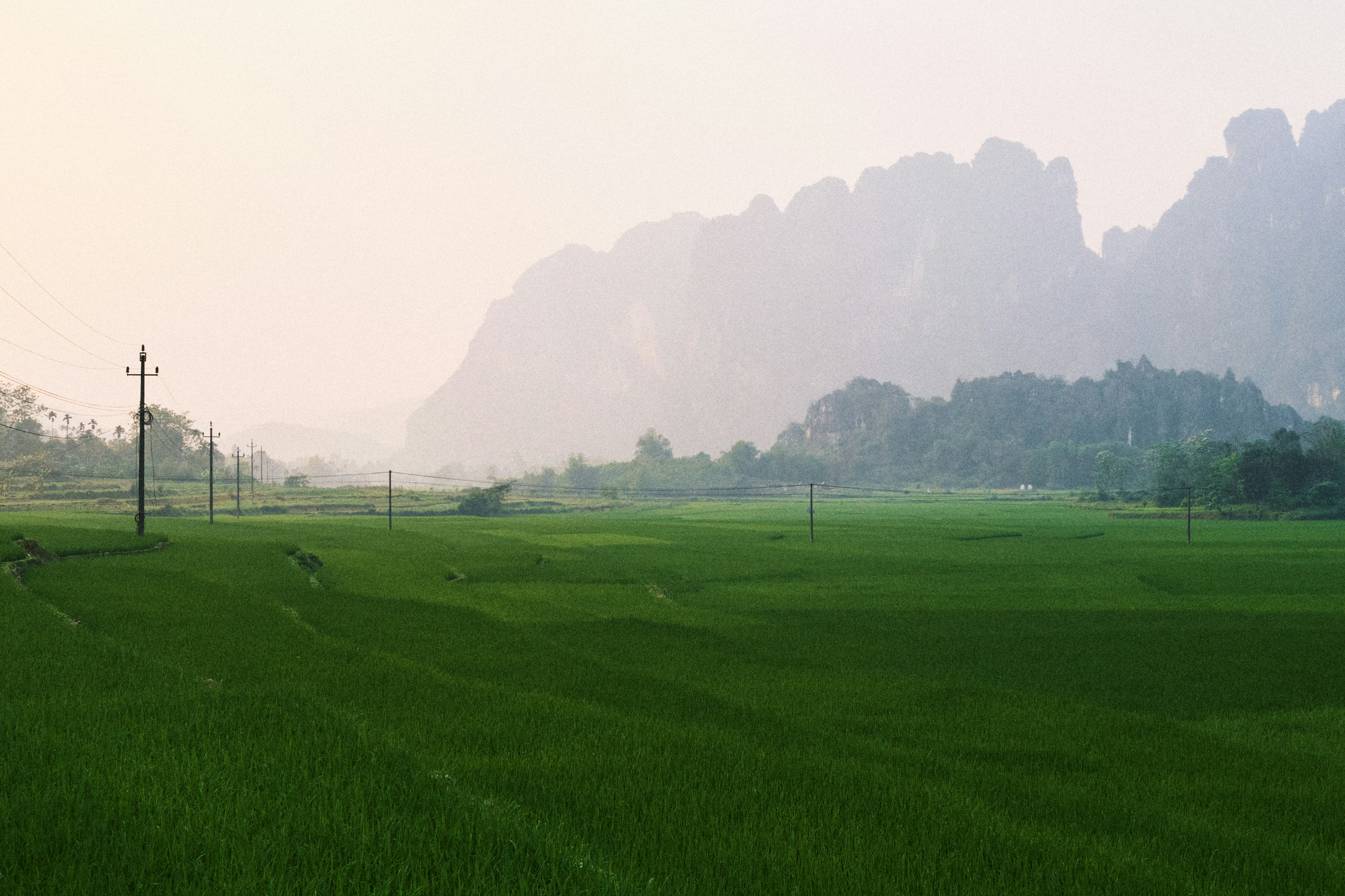 Emerald Waves Beneath Mountain Shadows