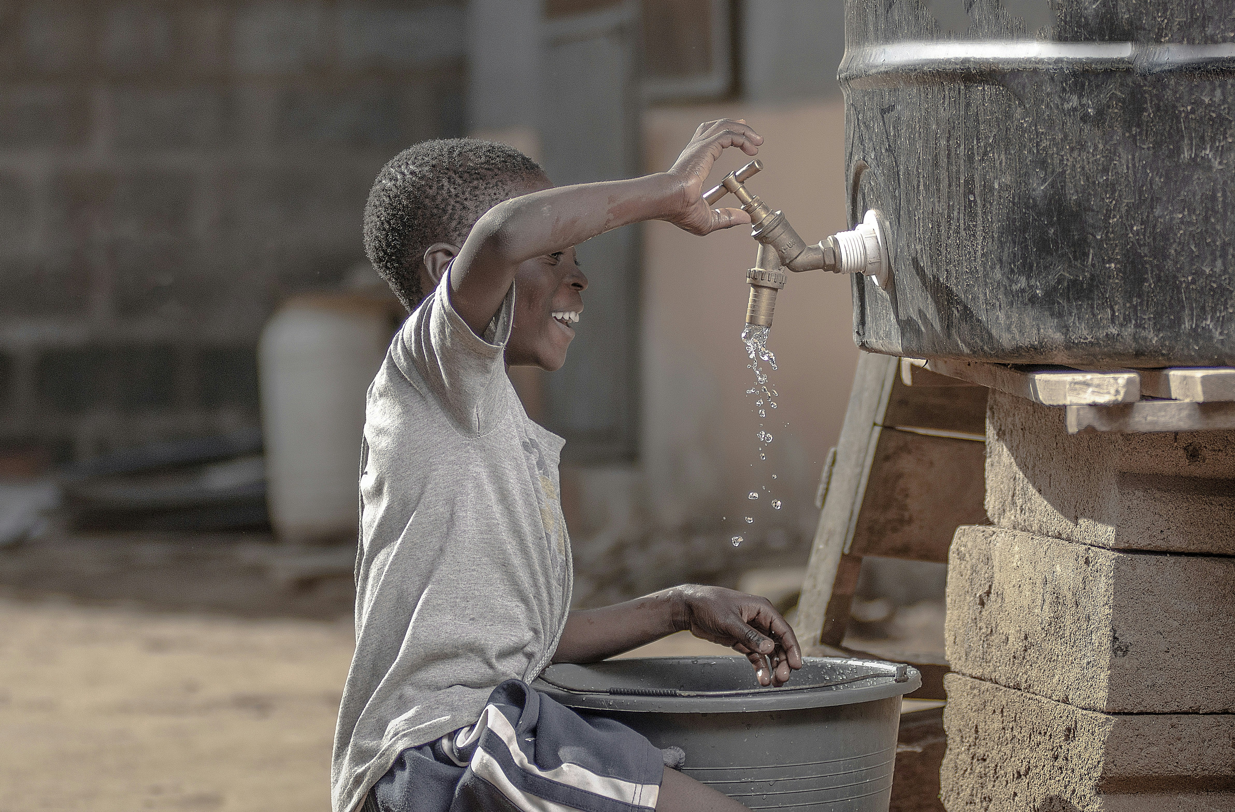 Joy in Every Drop: A Child's Delight