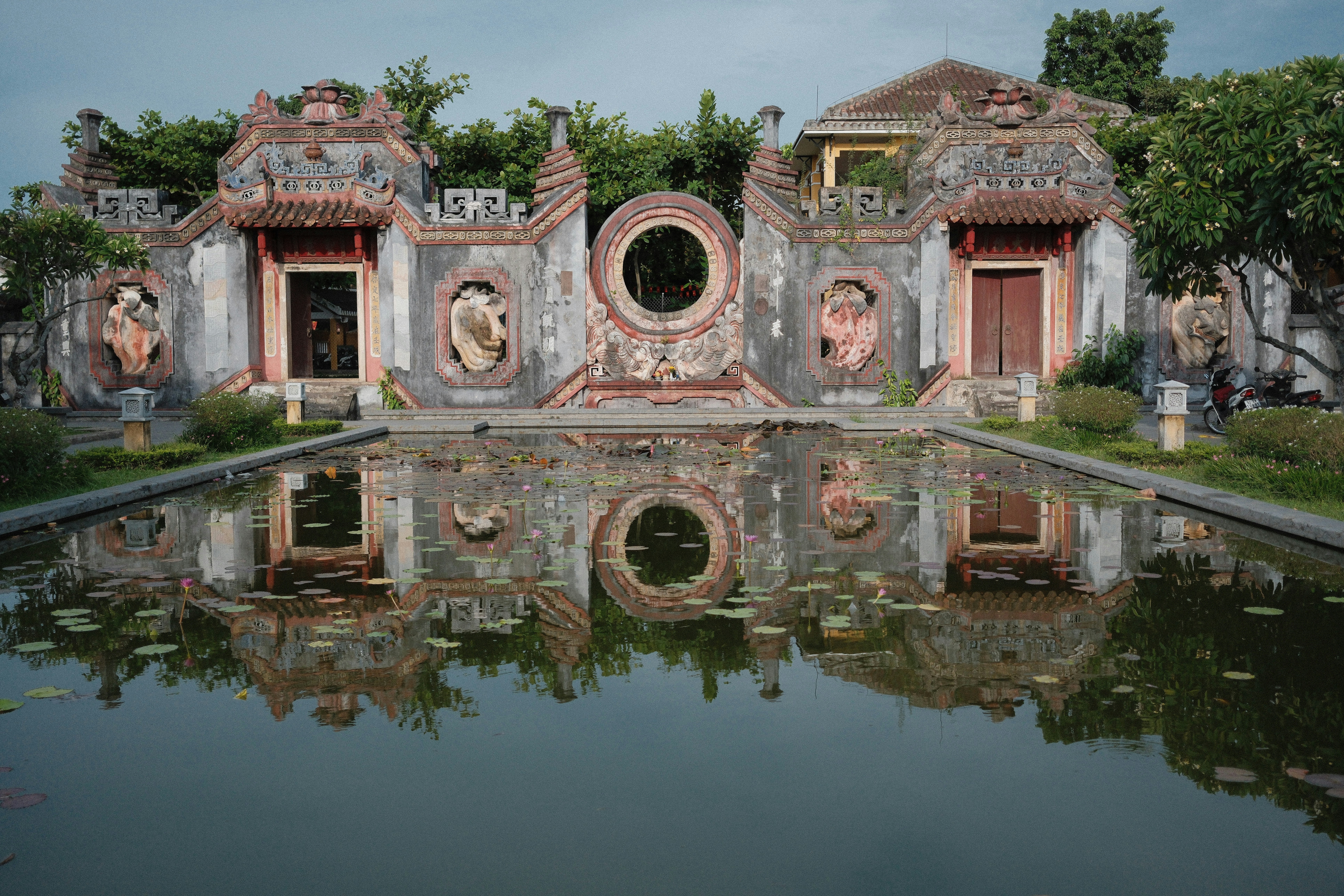 Reflections of Heritage: A Serene Waterway