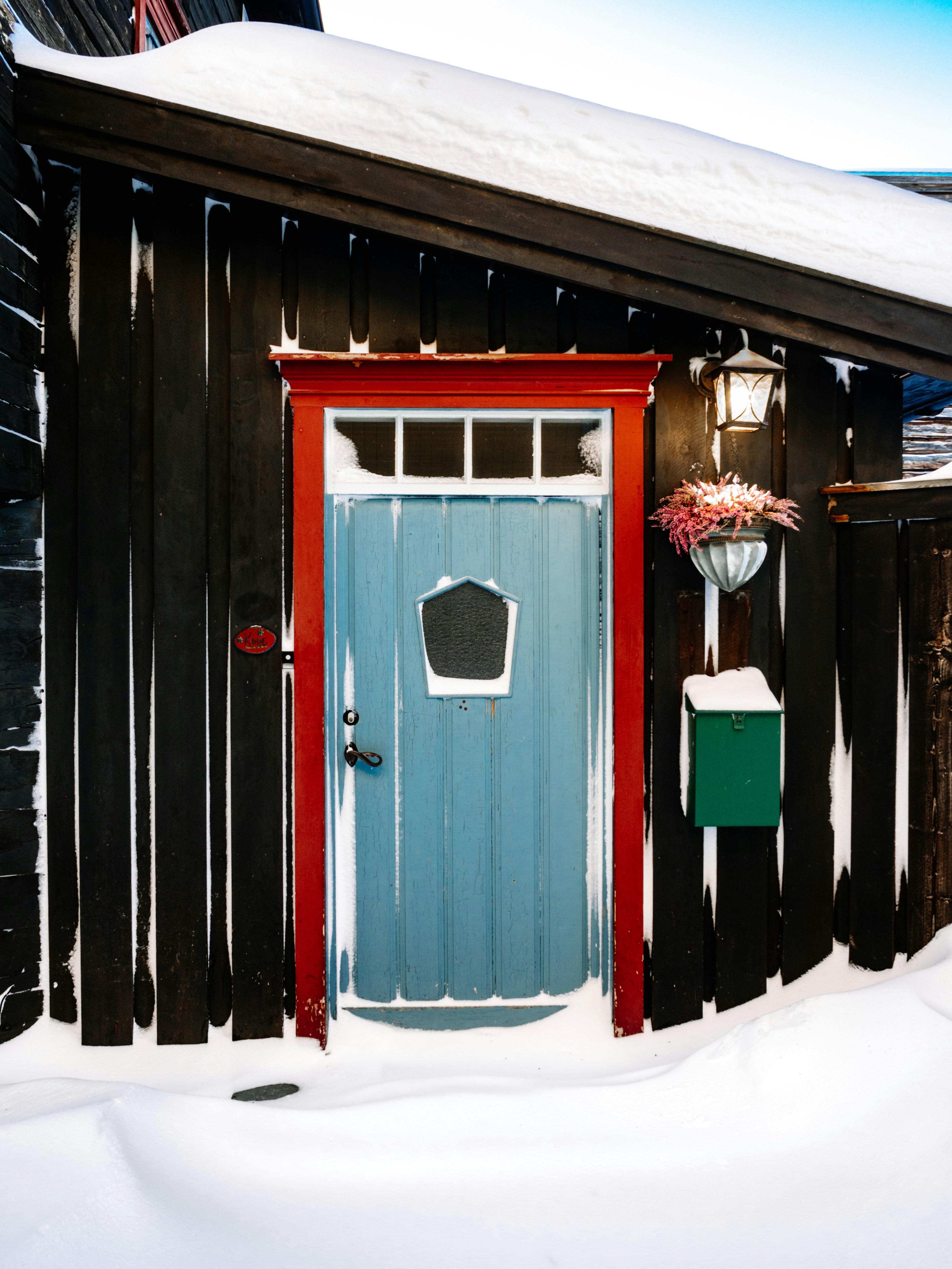 Charming Winter Entrance