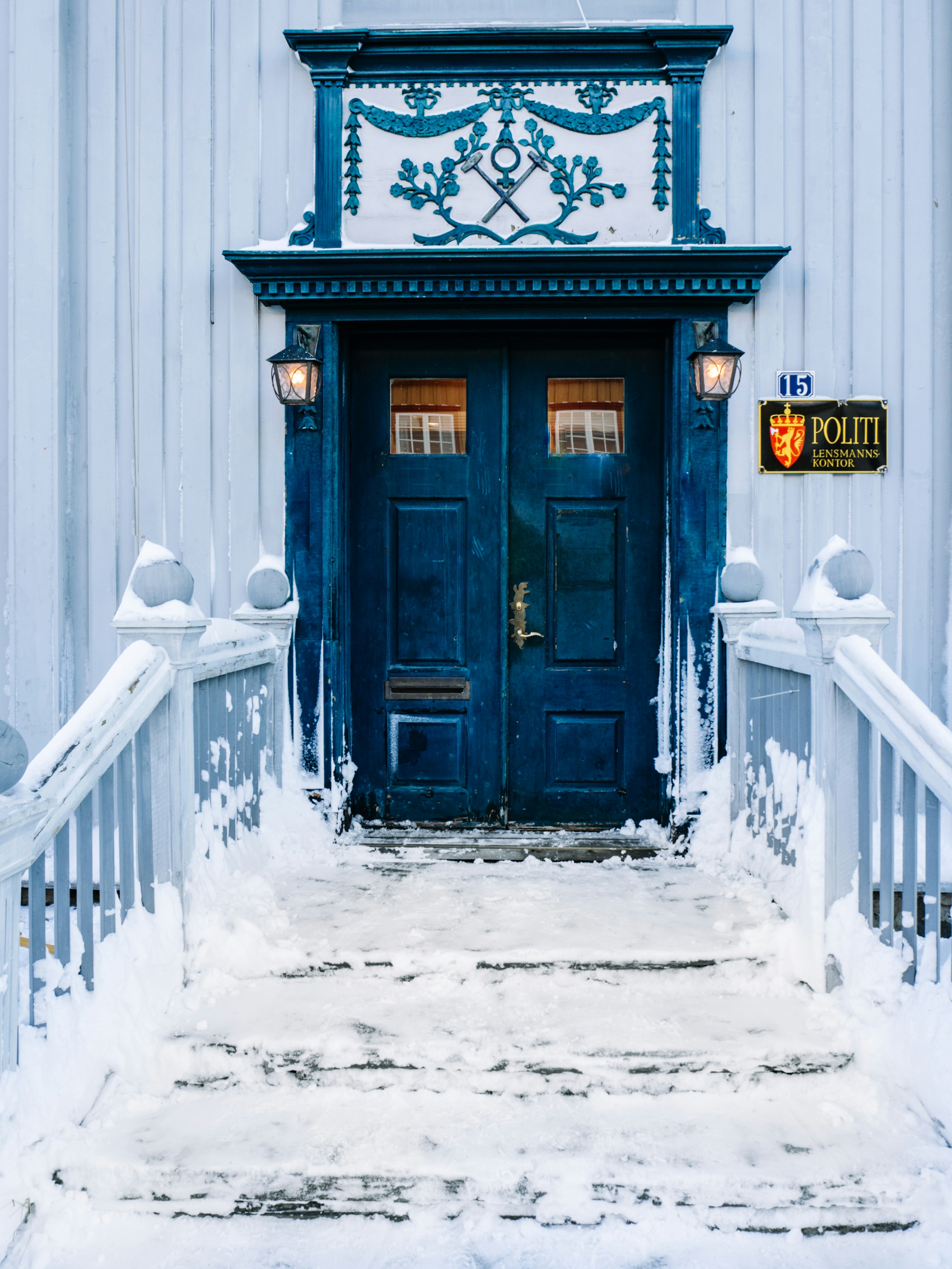 Gateway to Tradition: The Blue Doorway