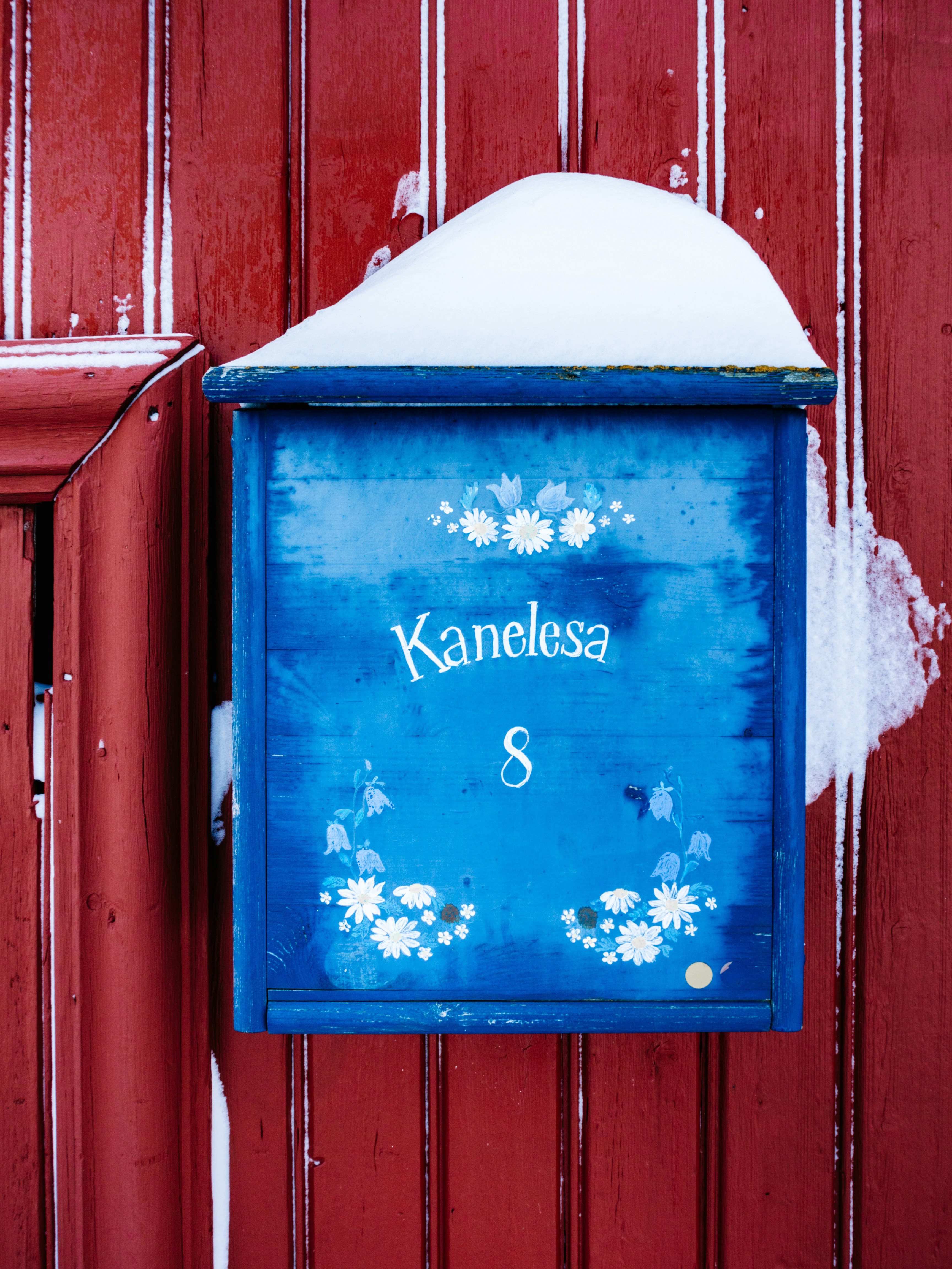 Whimsical Winter Postbox
