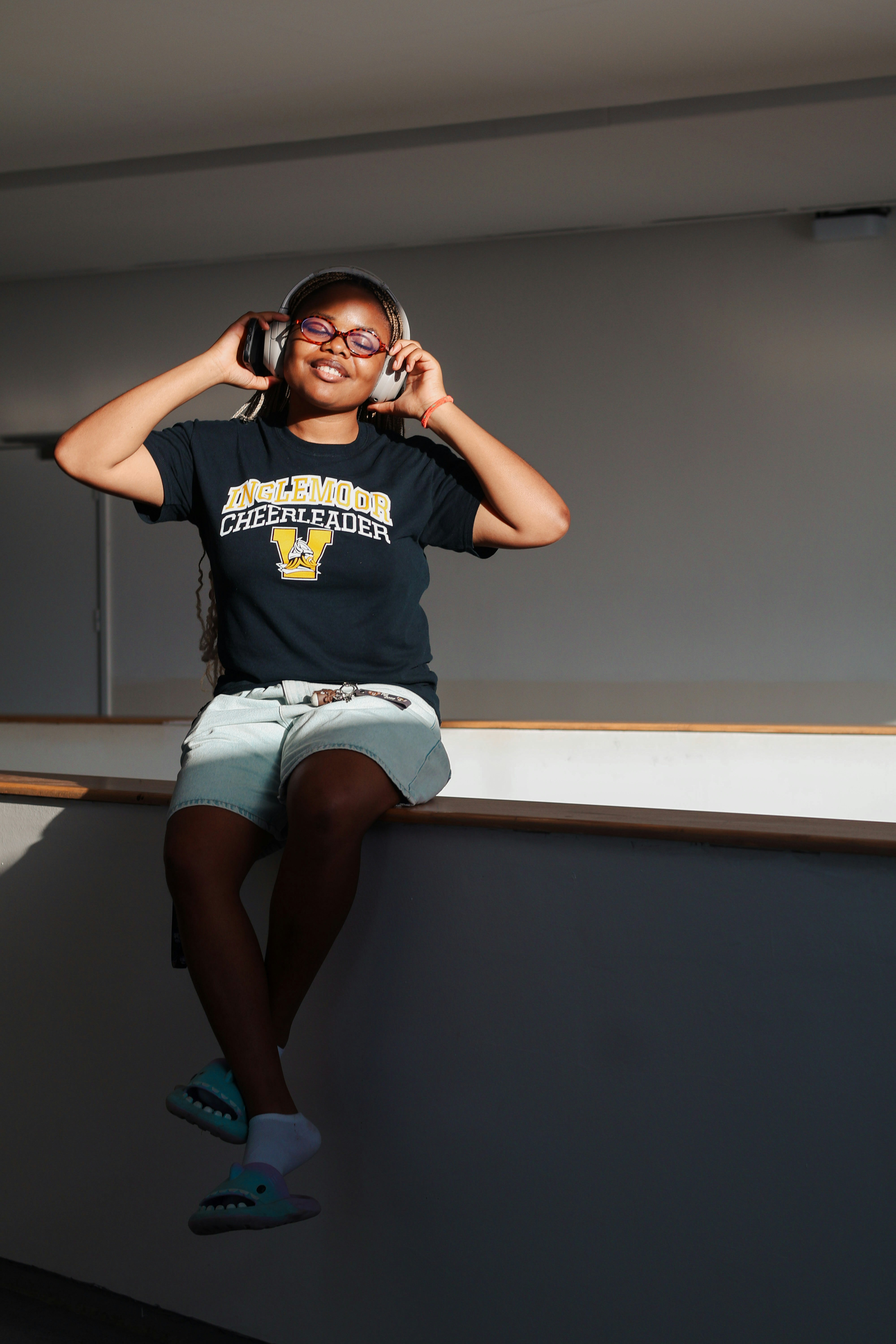 Melody in Motion: A Cheerful Moment