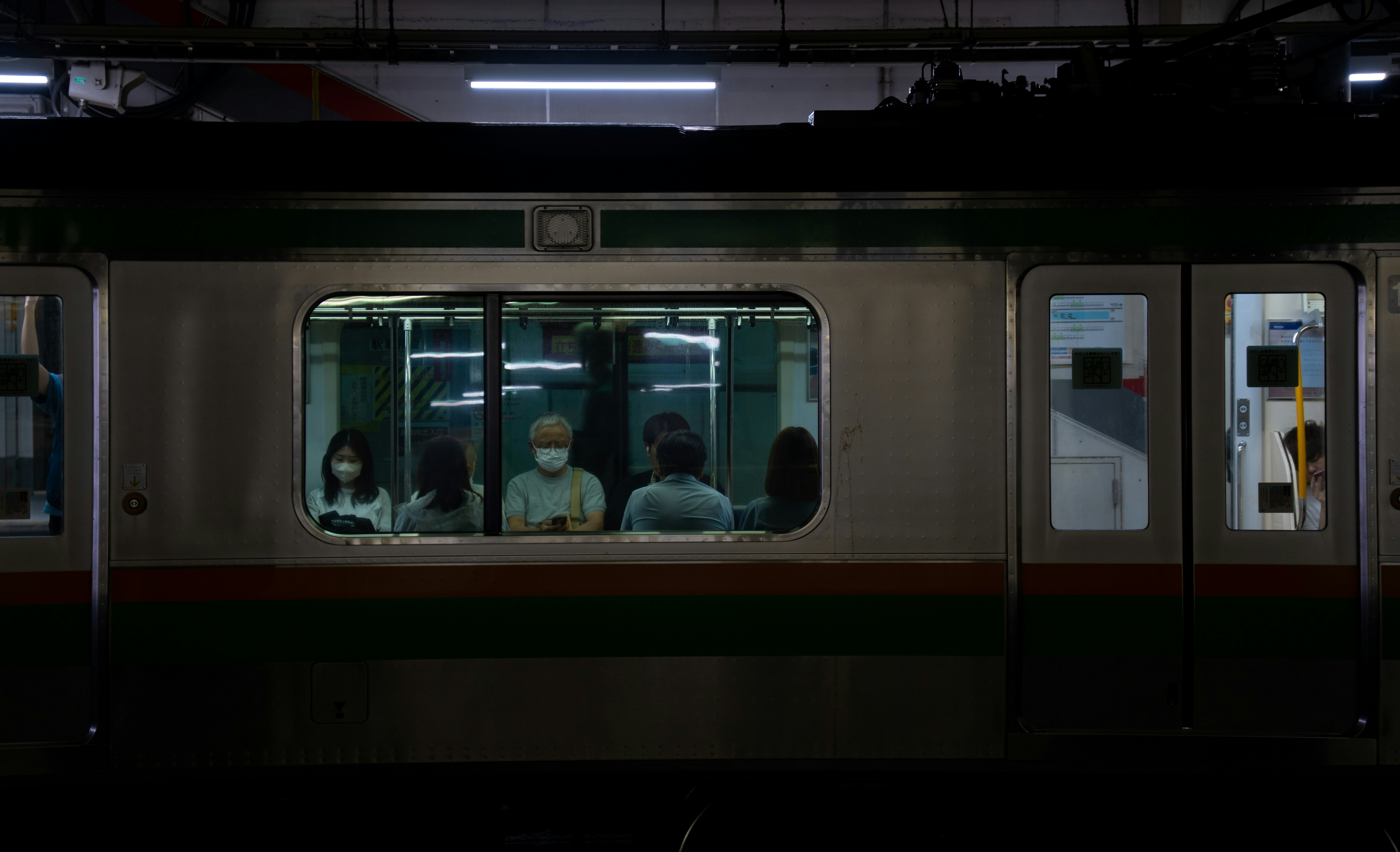 Silent Journeys: A Glimpse Inside the Urban Transit