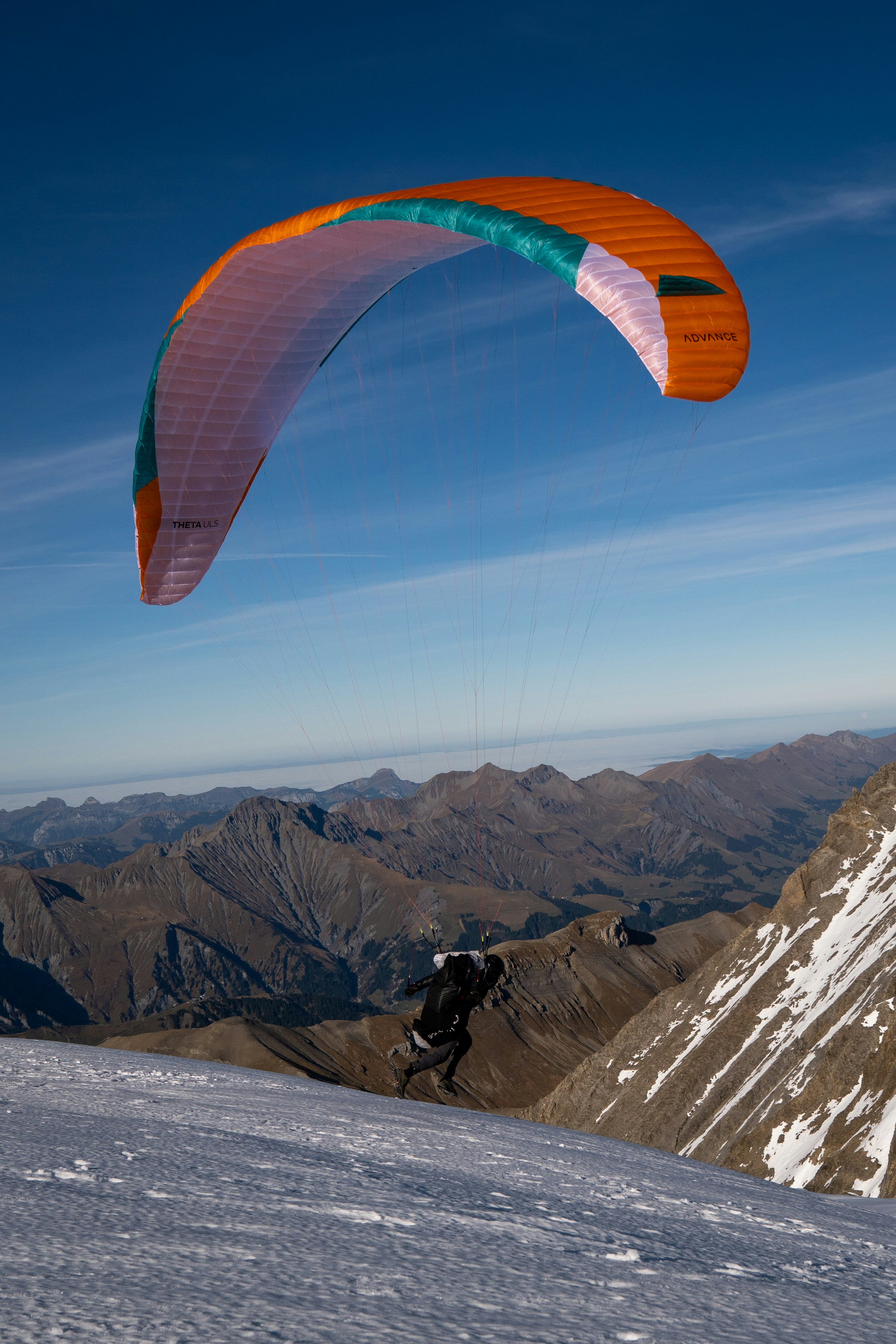 Soaring Above the Peaks: A Glimpse of Freedom