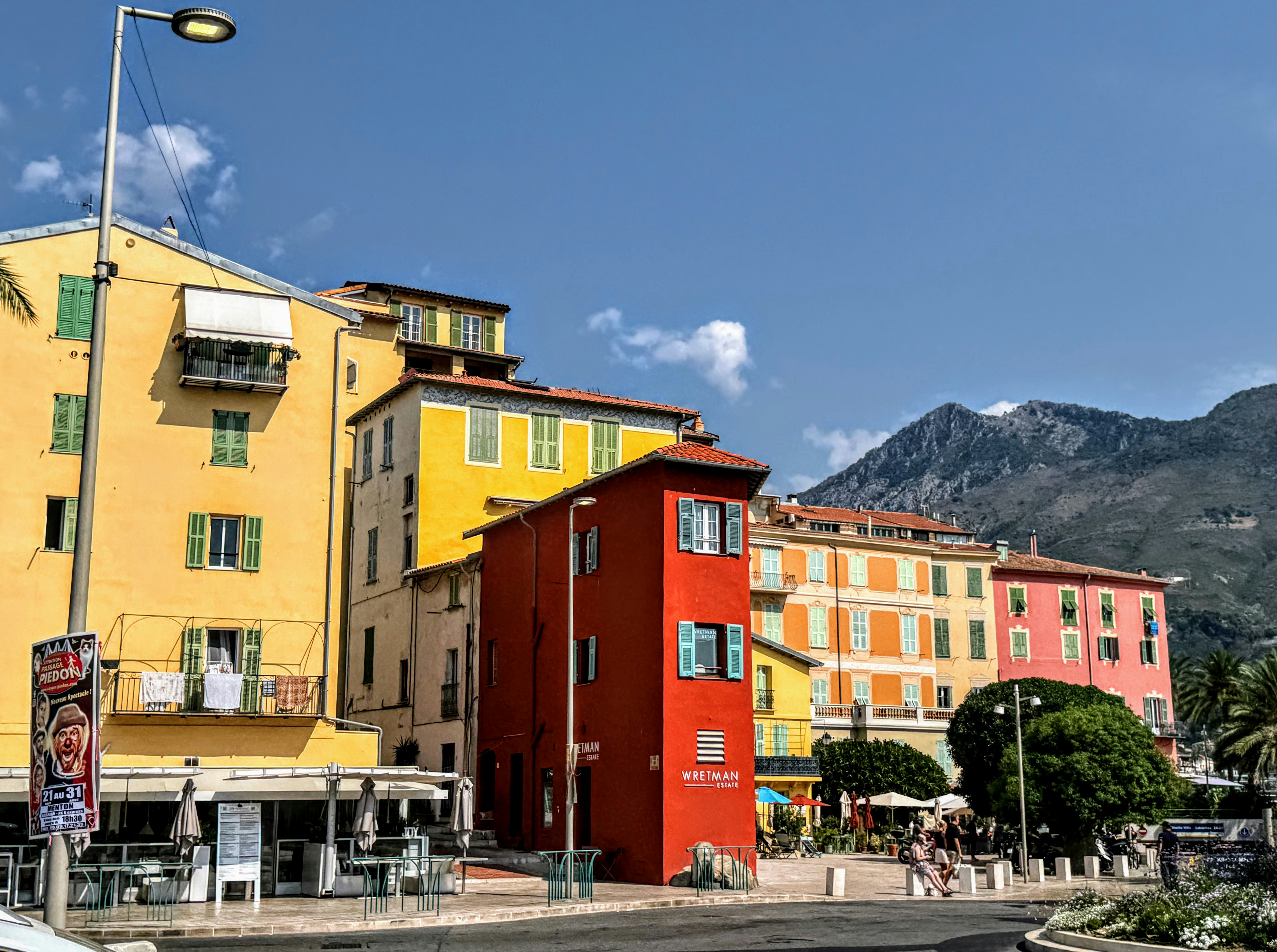 Vibrant Coastal Charm: A Colorful Italian Facade