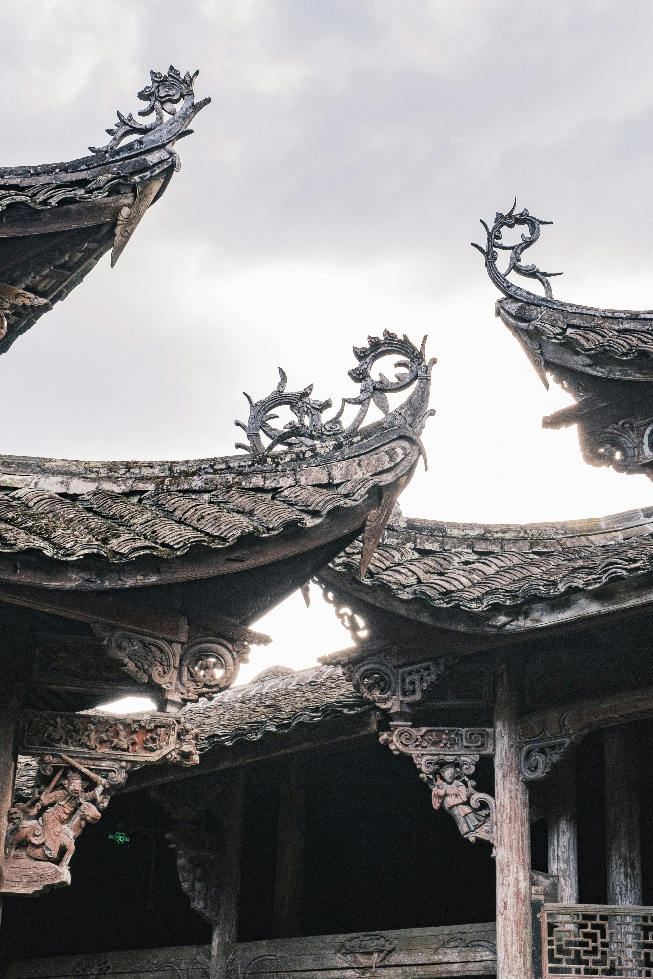 Intricate Eaves of Tradition
