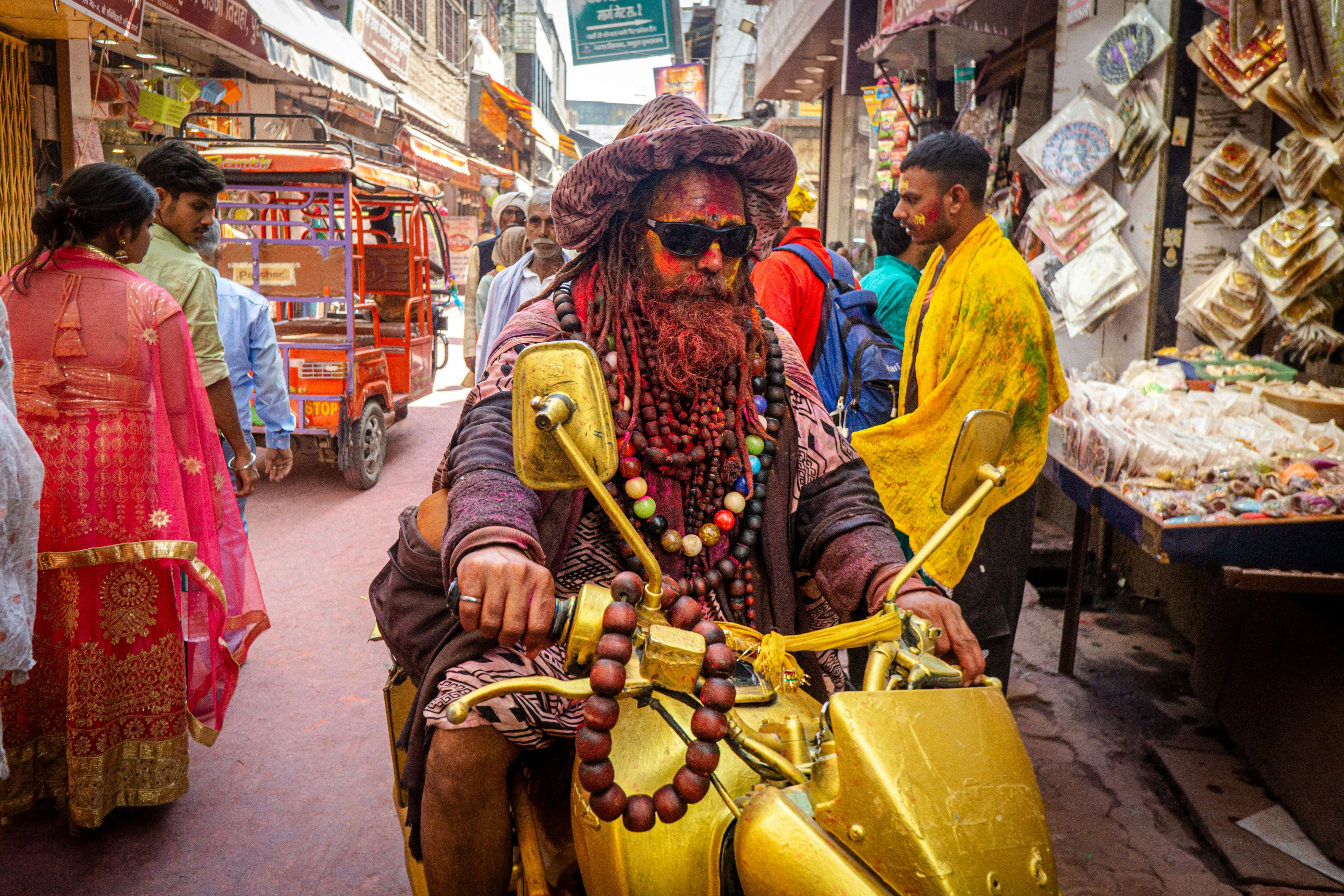 Golden Ride Through the Market: A Spiritual Journey