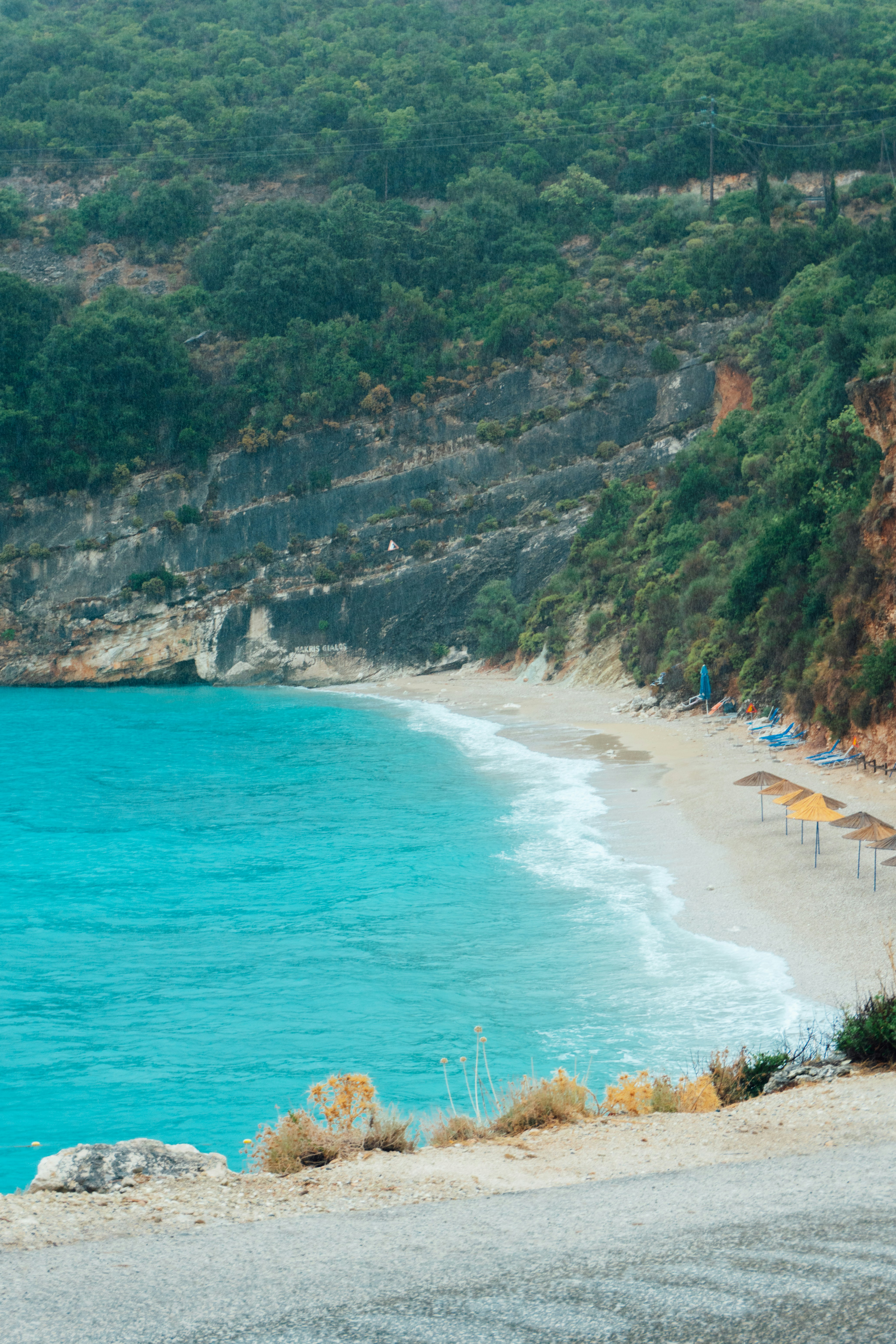 Serene Cove Embraced by Nature's Palette