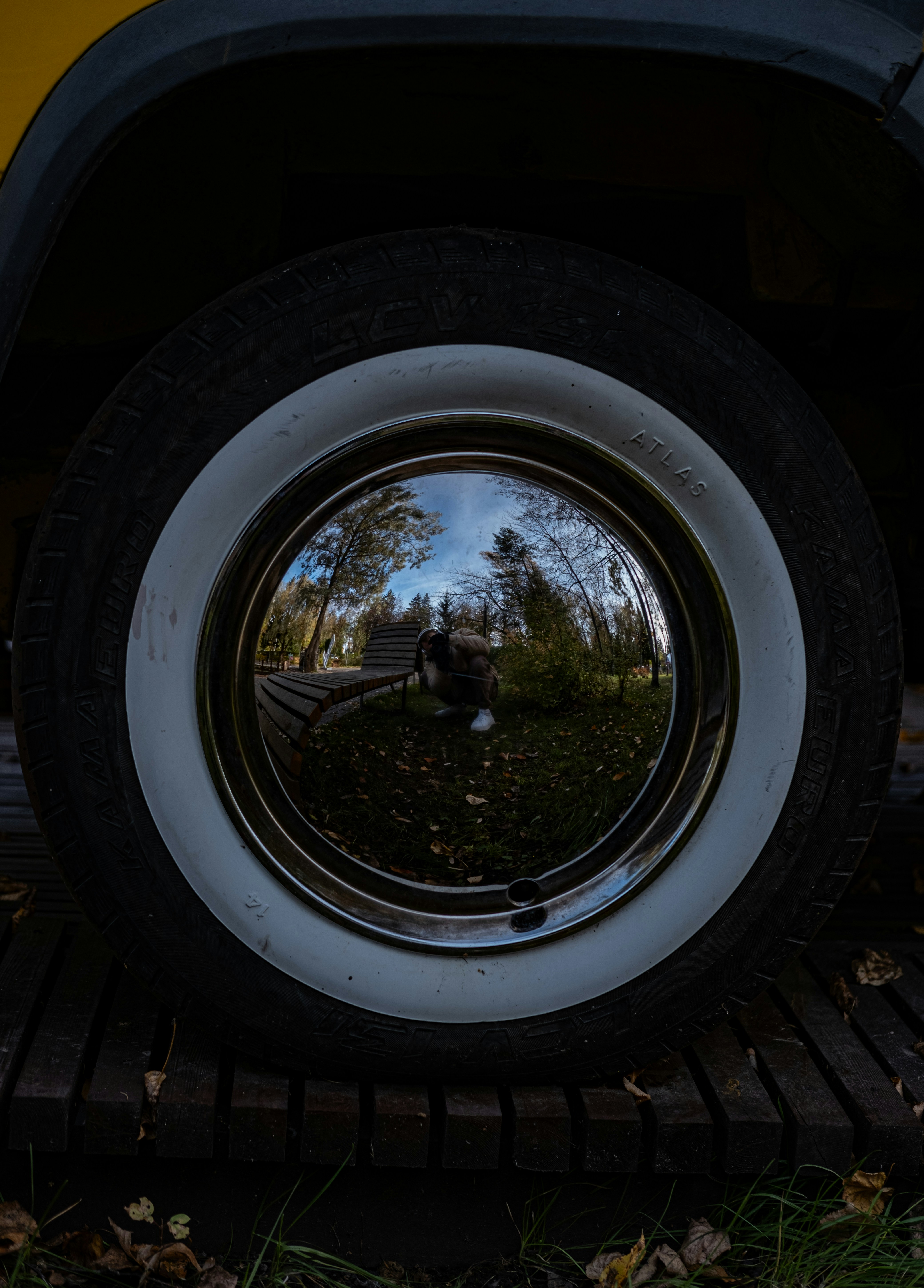 Reflections in Motion: A Tire's Perspective