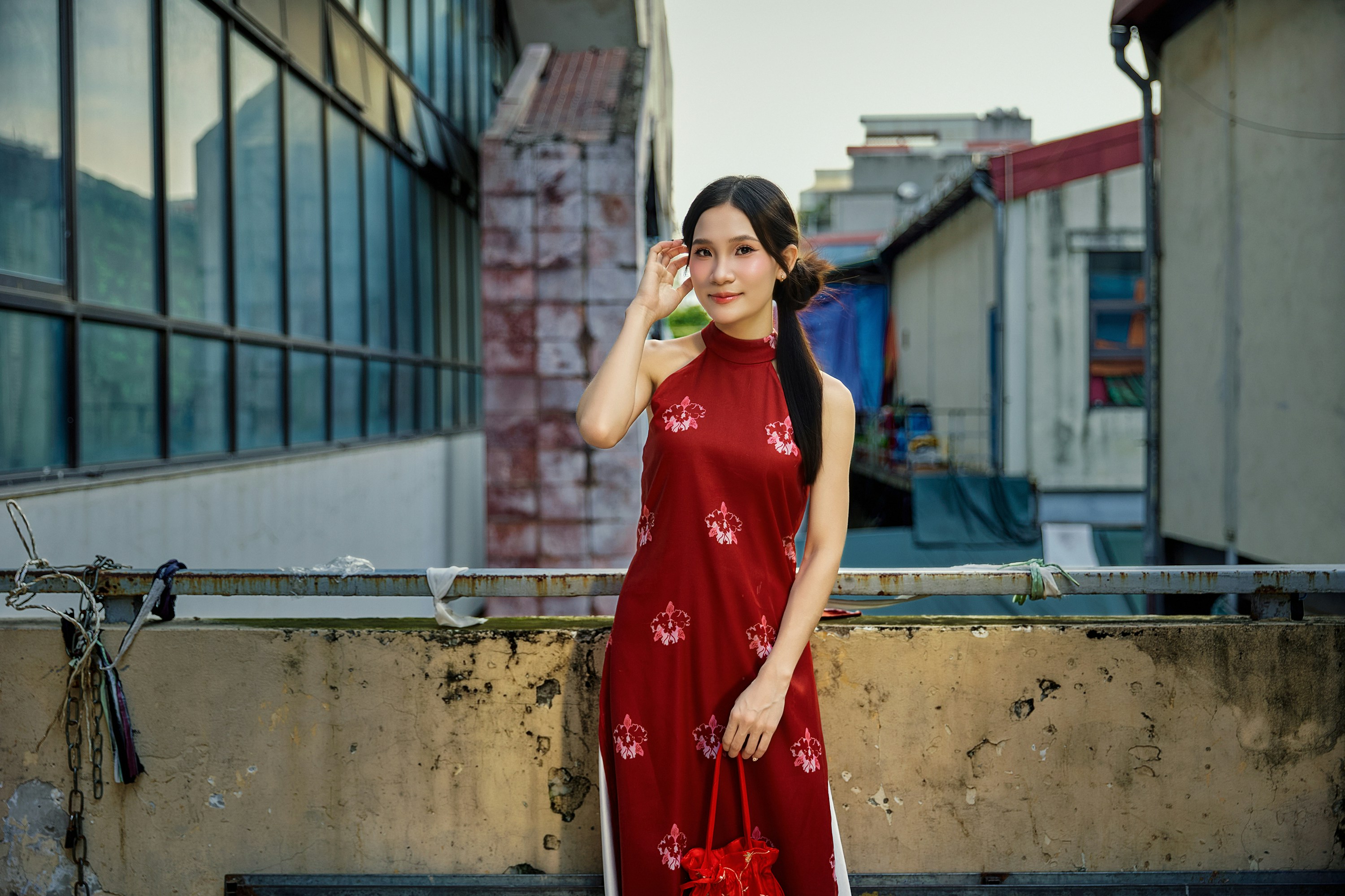 Elegance Amidst Urban Backdrops