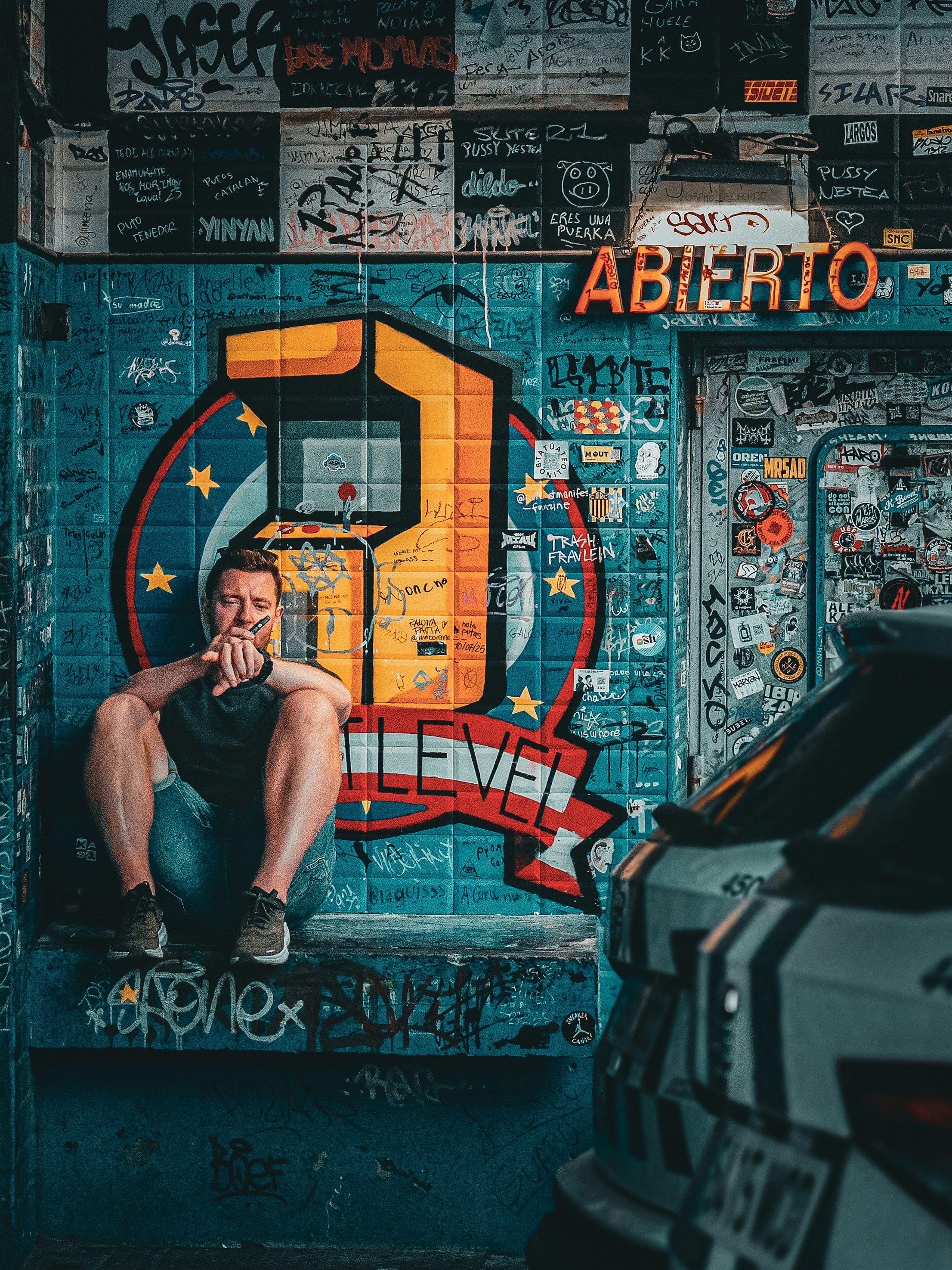 Urban Reflections: A Moment of Contemplation