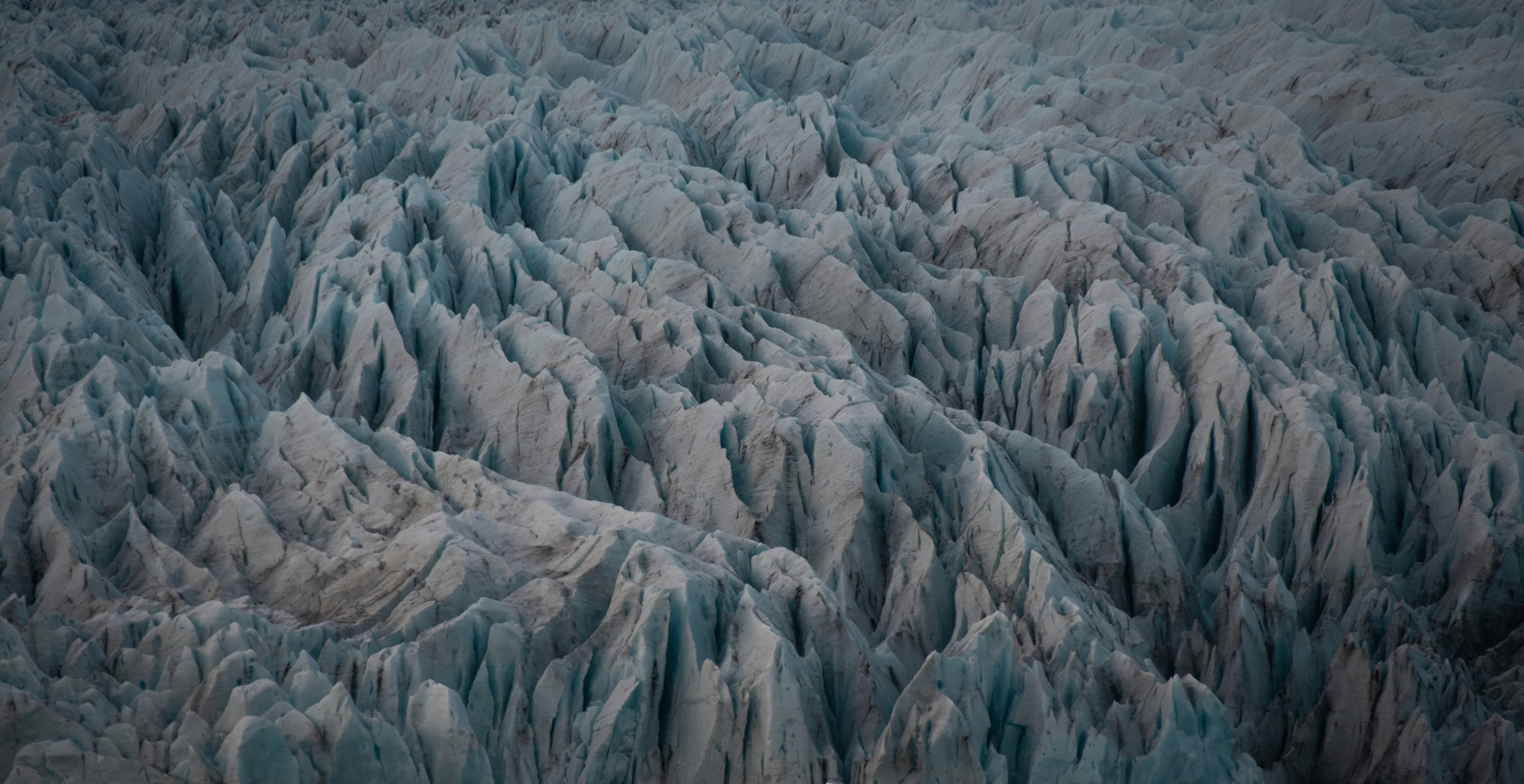 Frozen Waves: The Sculpted Ice Landscape