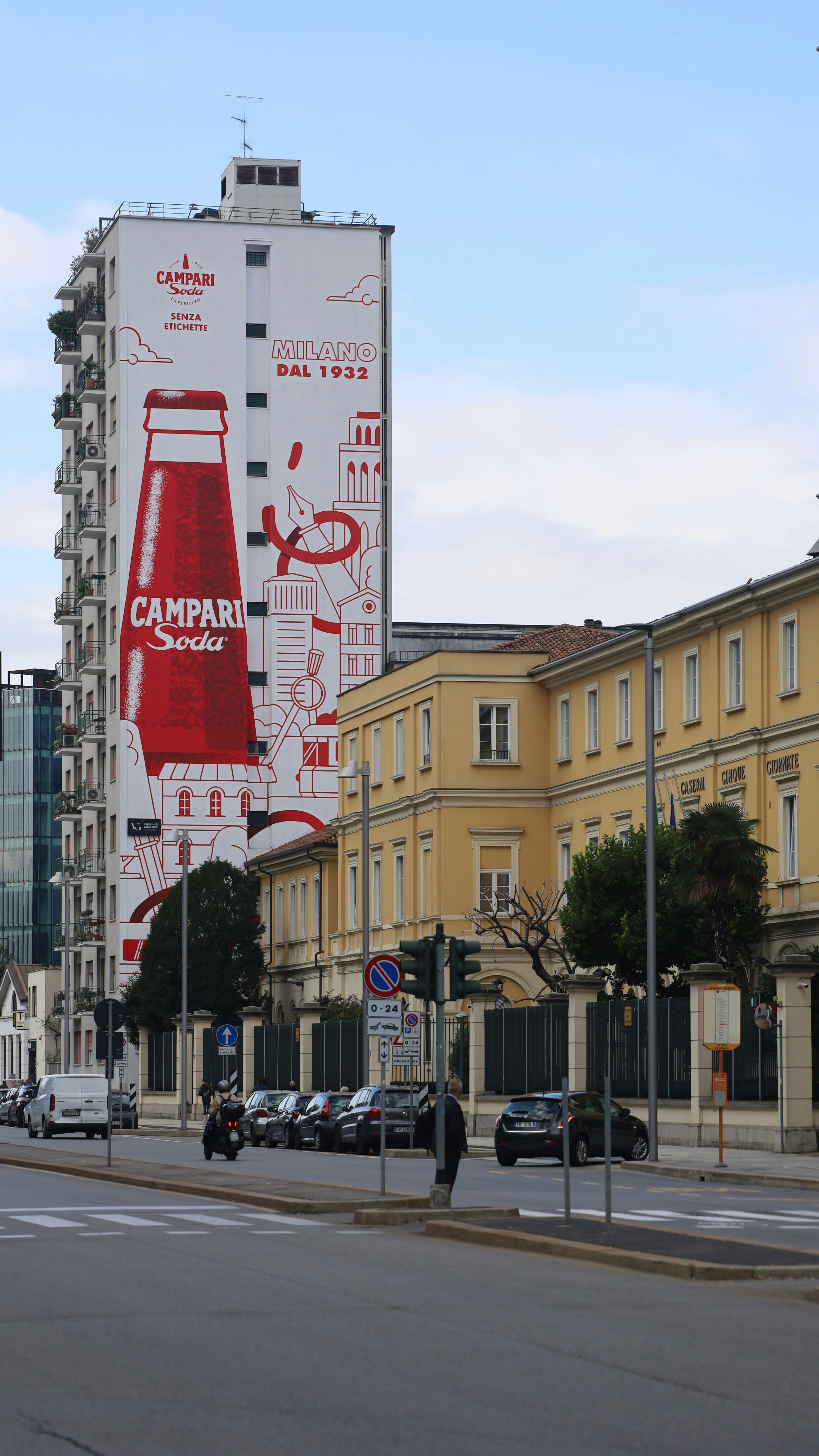 Urban Canvas: The Campari Soda Mural of Milan