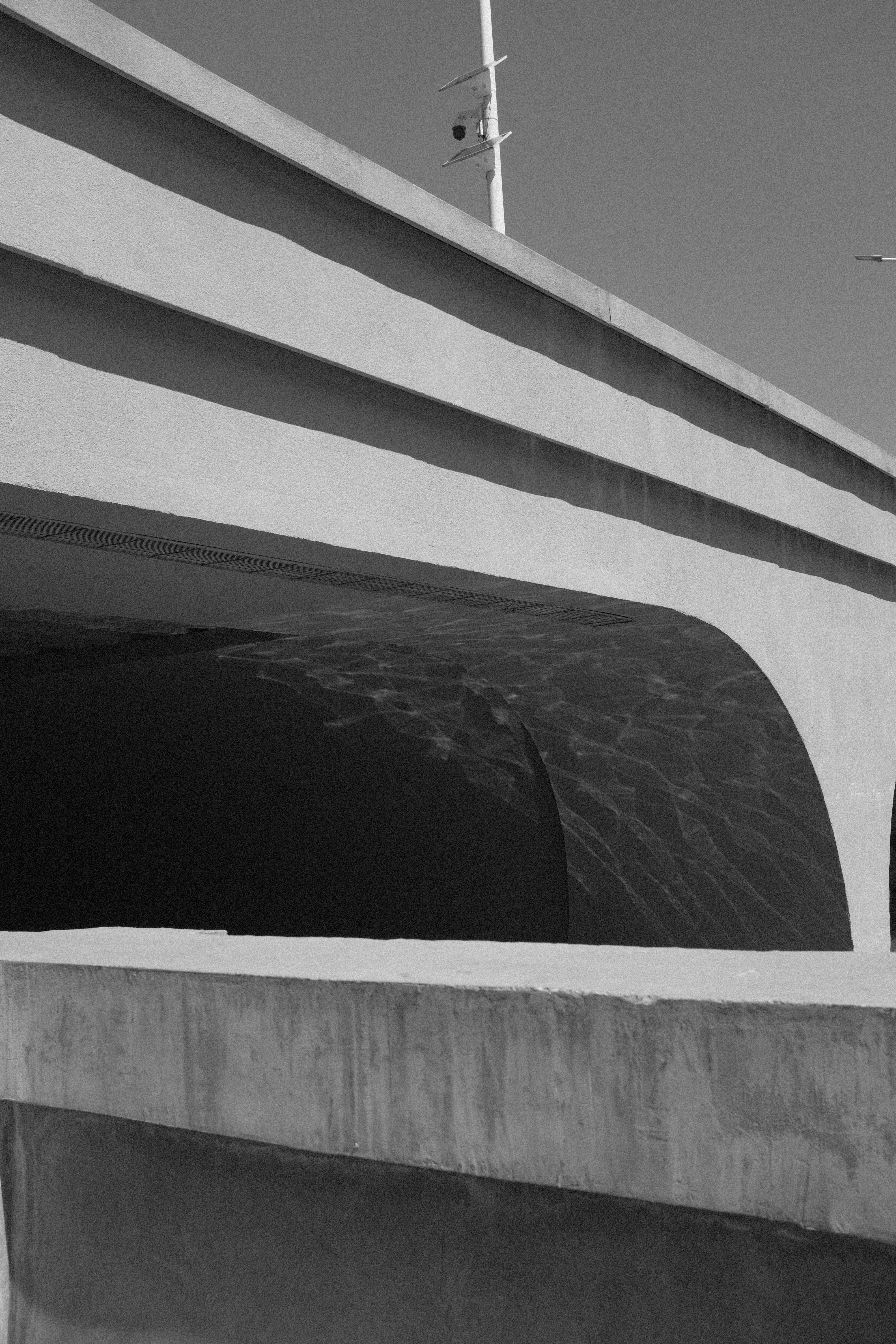 Architectural Harmony in Monochrome