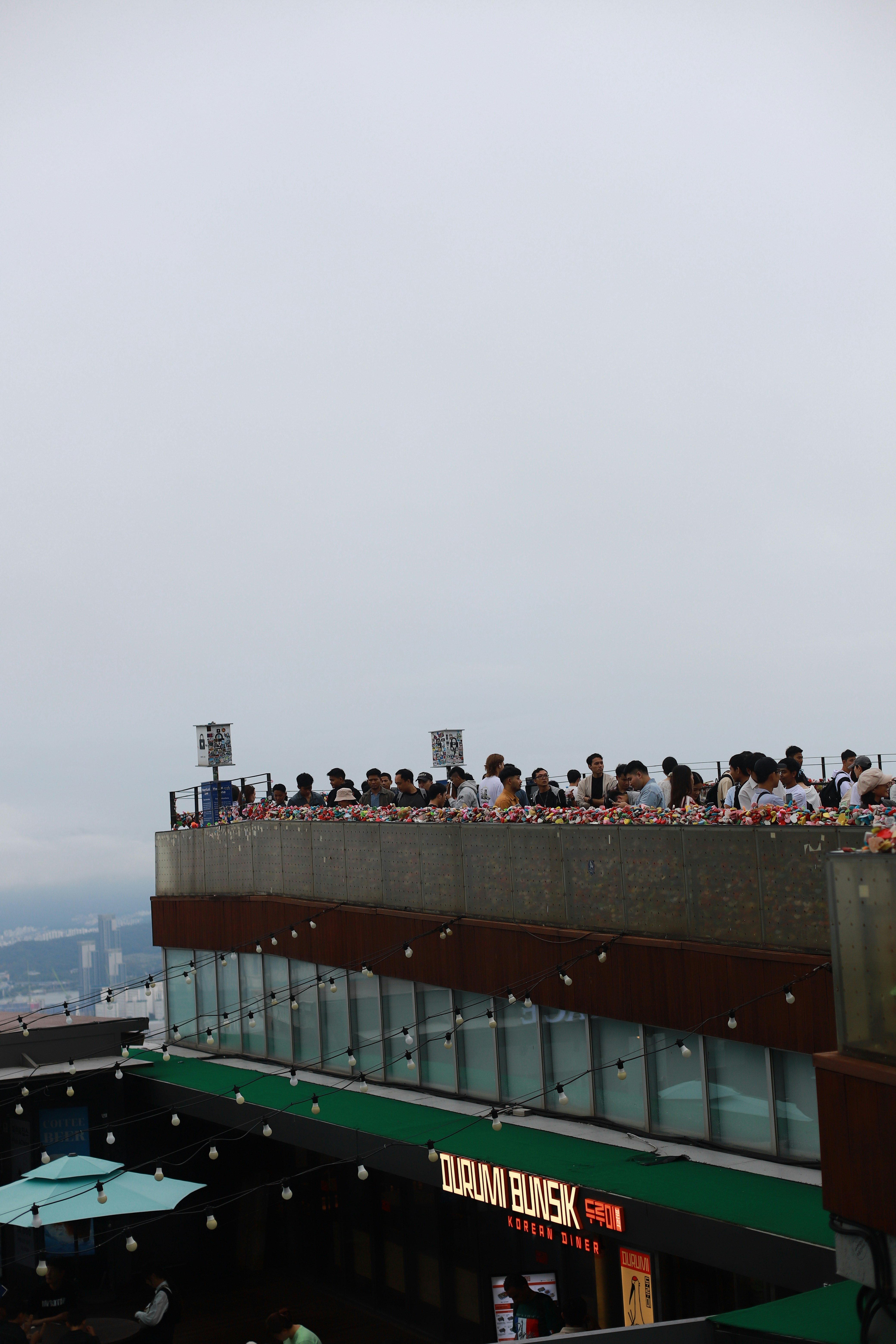 Gathering at the Rooftop Oasis