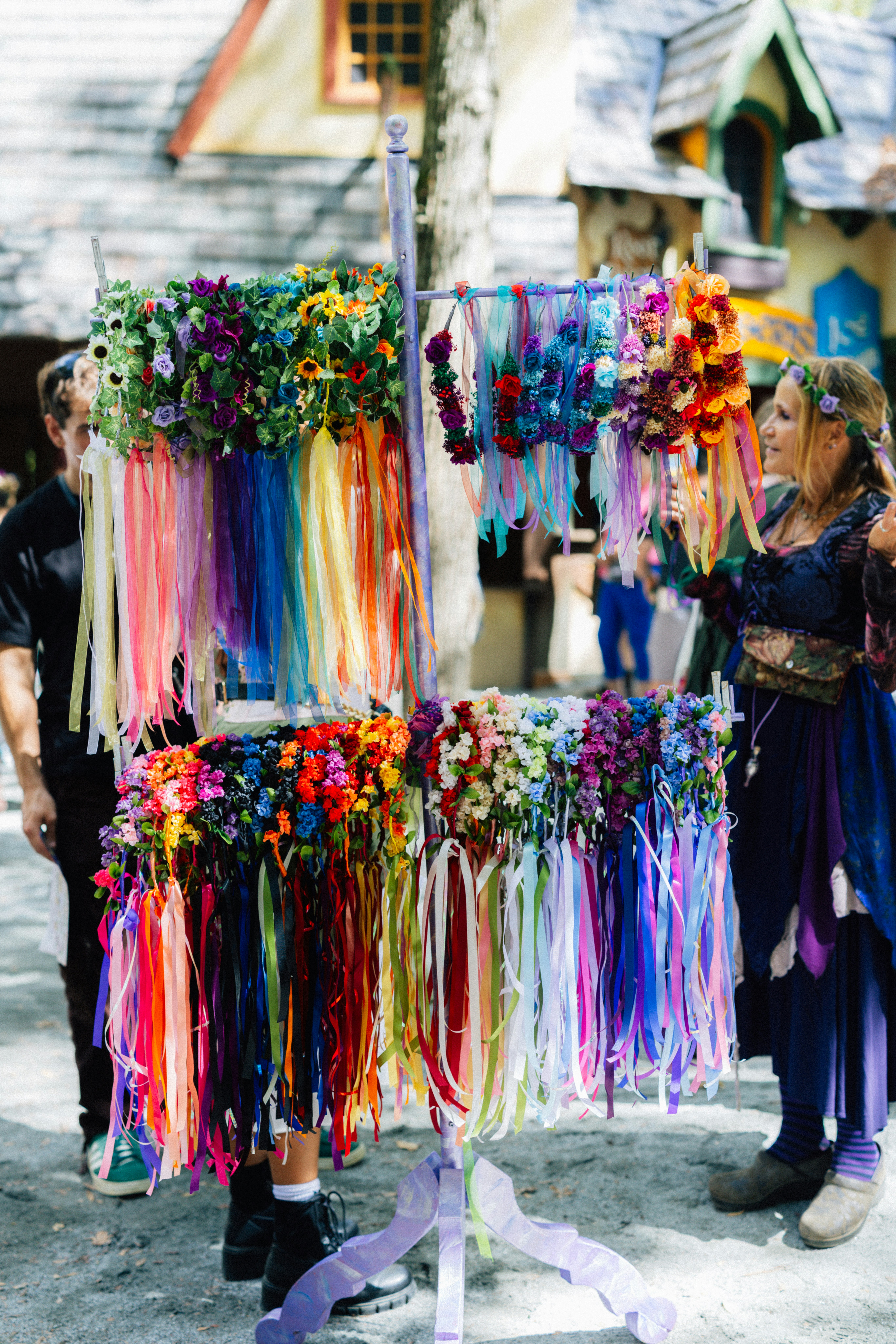 Whimsical Floral Creations at the Festival