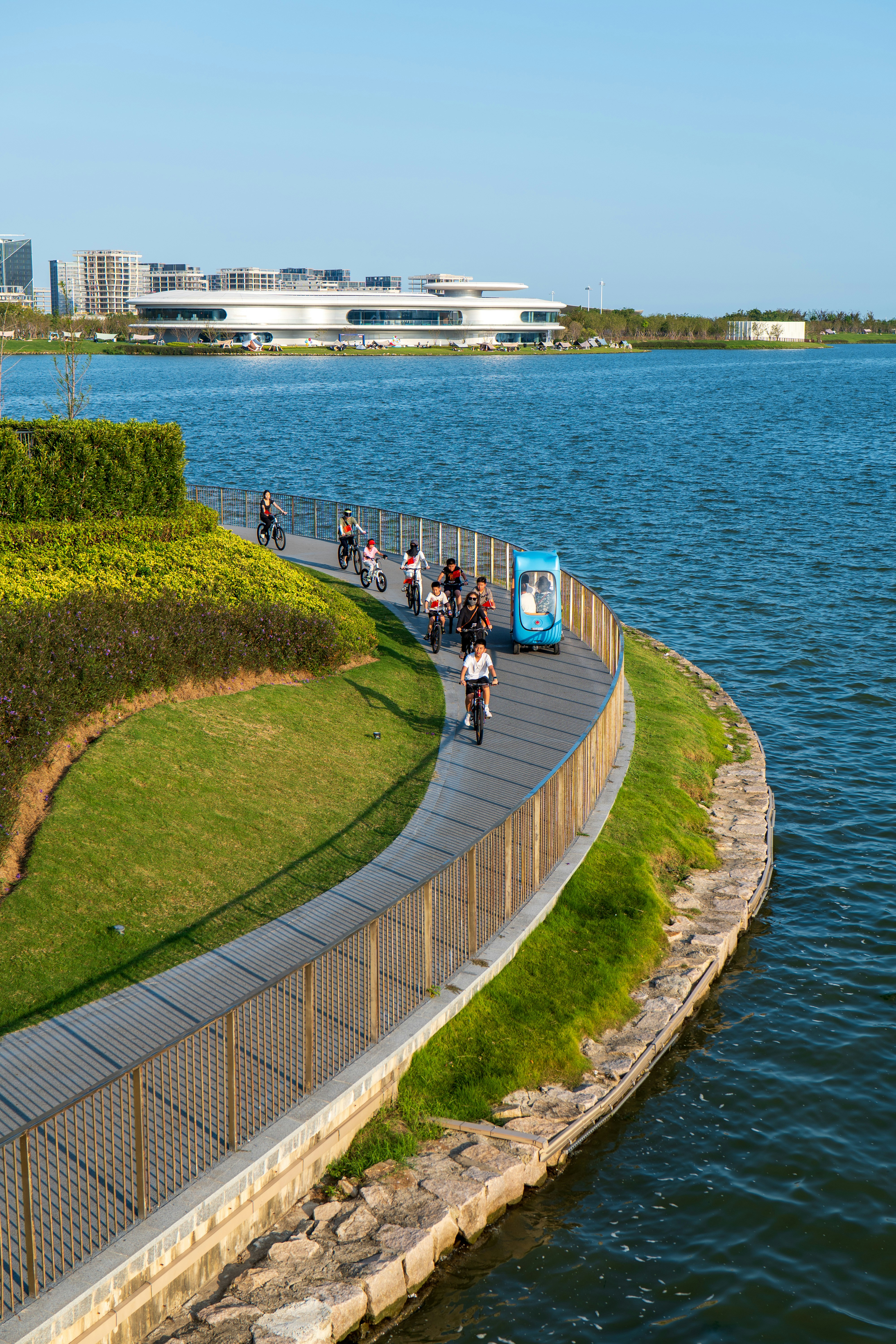 The Serpentine Pathway by the Water